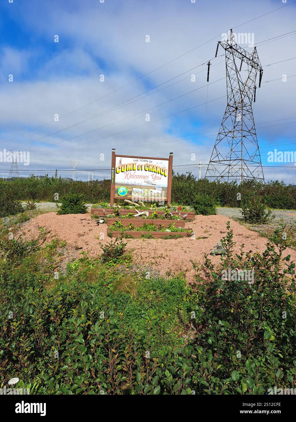 Welcome to the town of Come By Chance sign in Newfoundland & Labrador ...