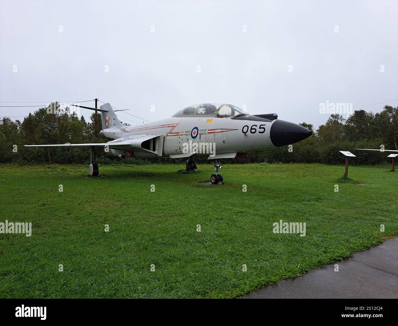 CF-101 Voodoo fighter bomber at the North Atlantic Aviation Museum in ...