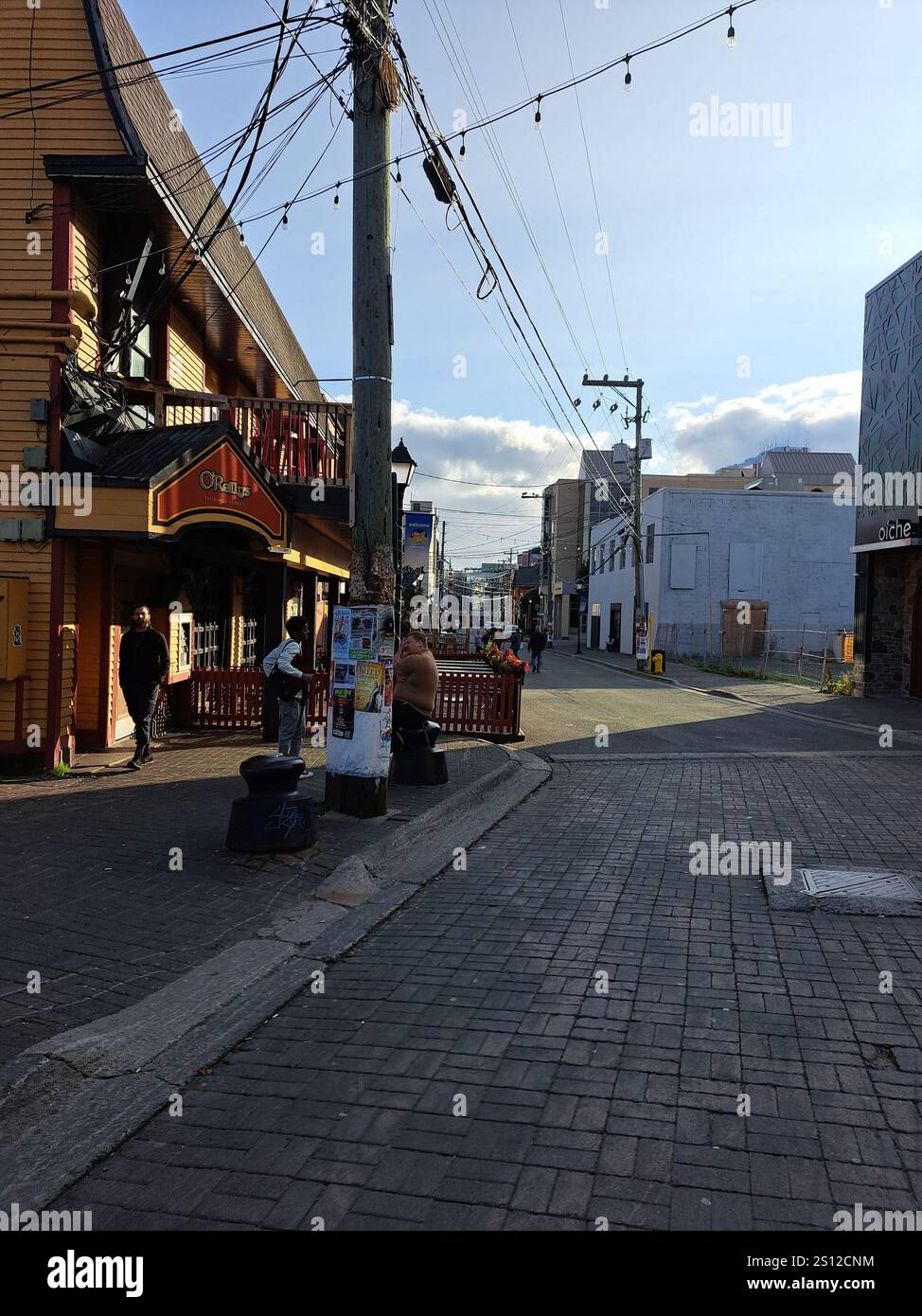 George Street in St. John's, Newfoundland & Labrador, Canada Stock ...