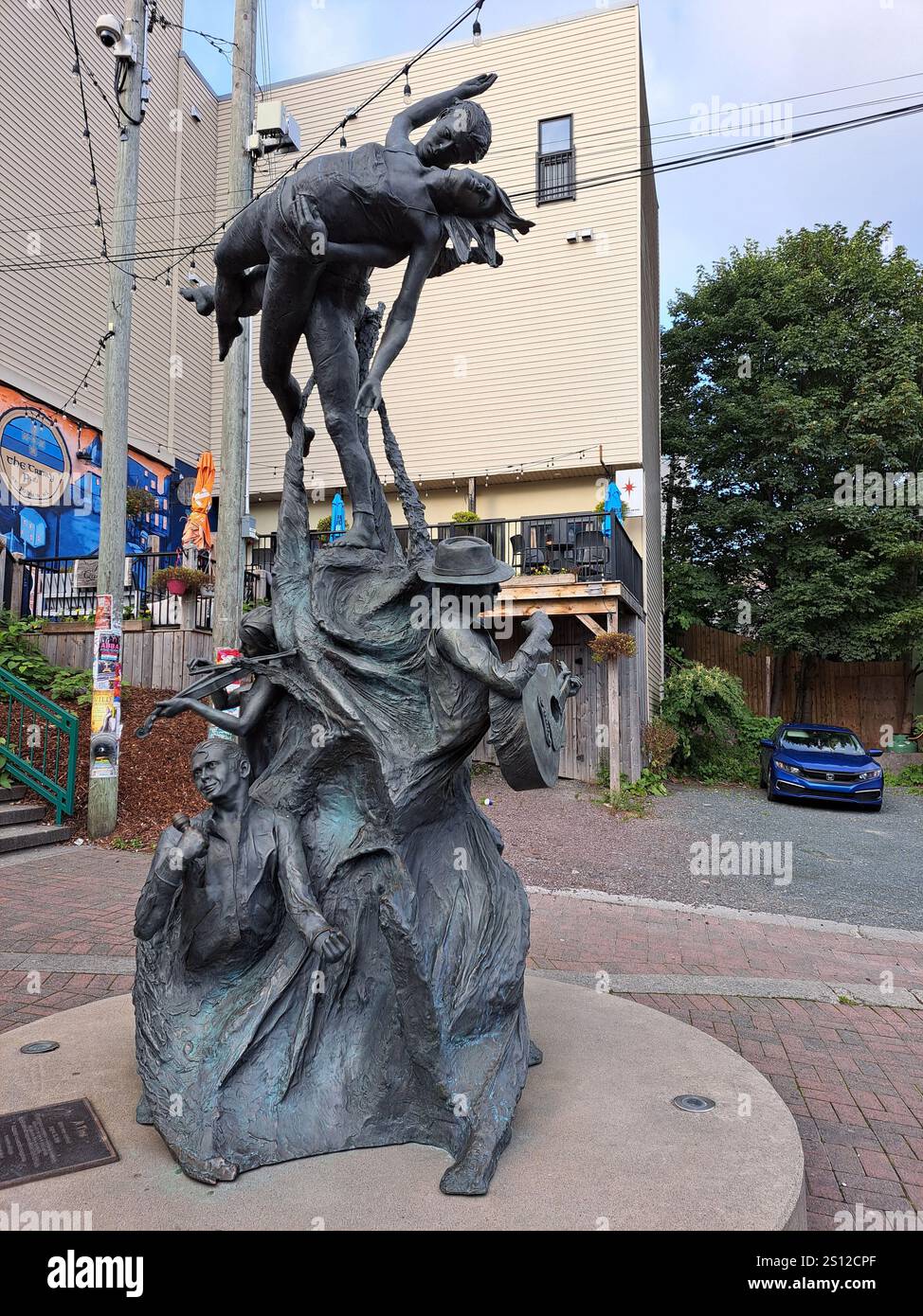 A Time sculpture on George Street in St. John's, Newfoundland ...