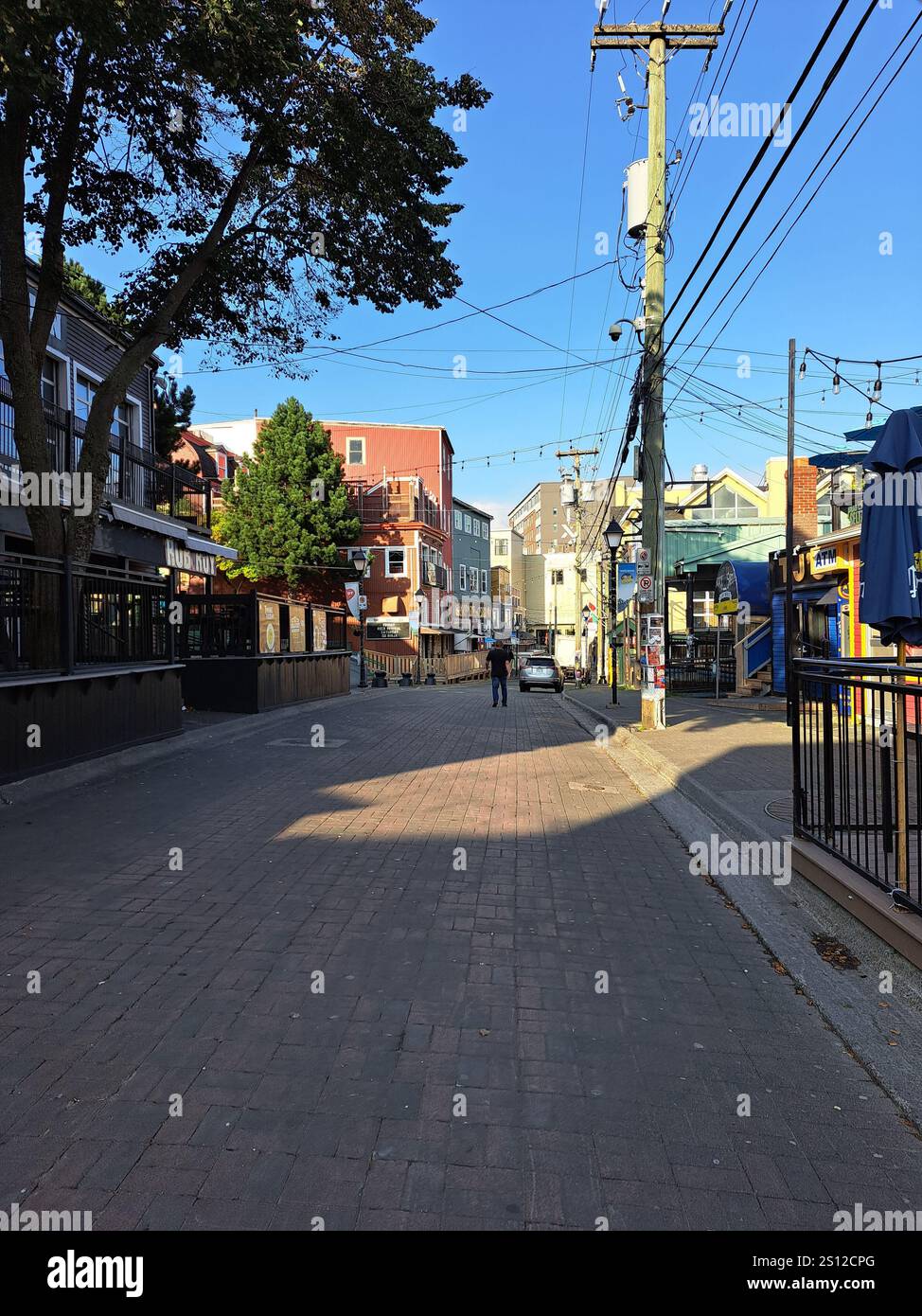 George Street in St. John's, Newfoundland & Labrador, Canada Stock ...