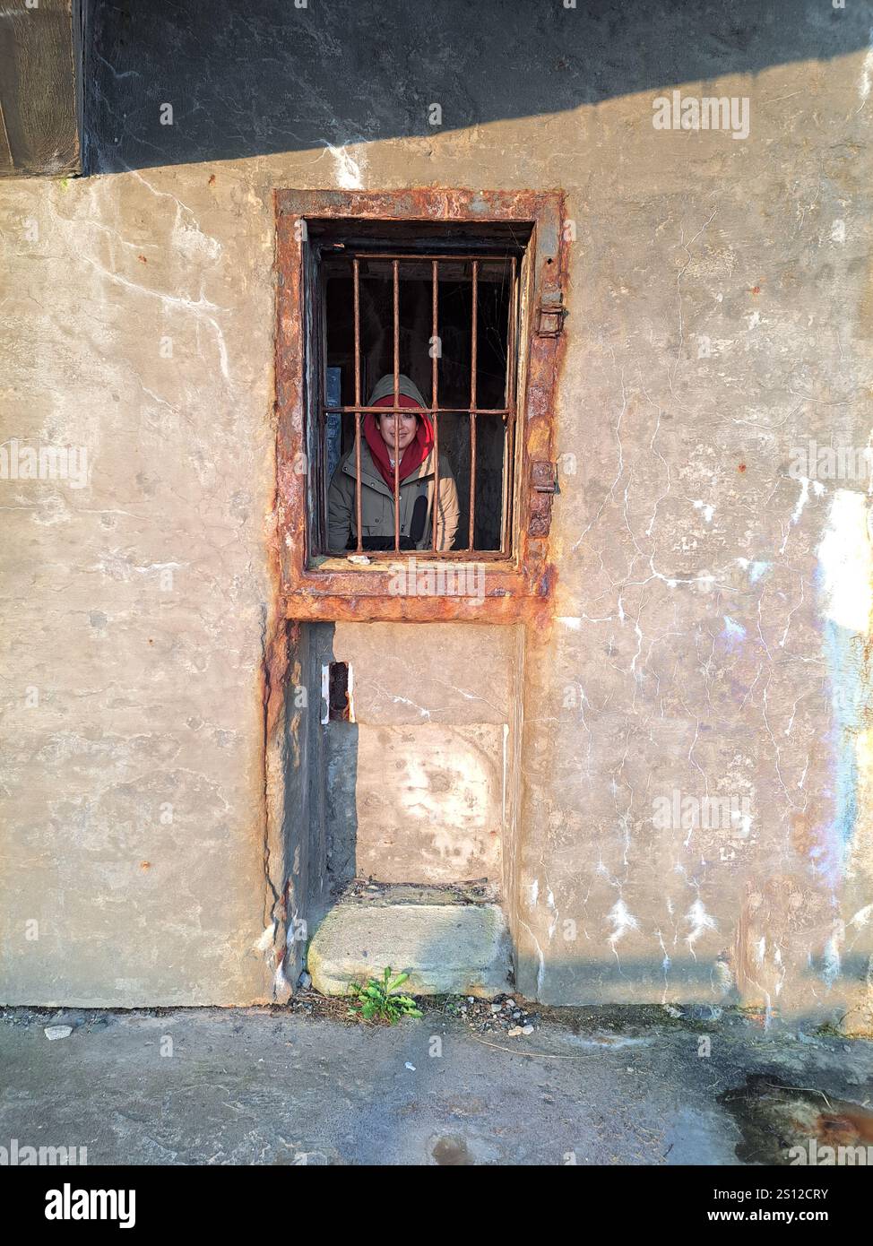 Jail at WWII bunker at Cape Spear Lighthouse National Historic Site in ...