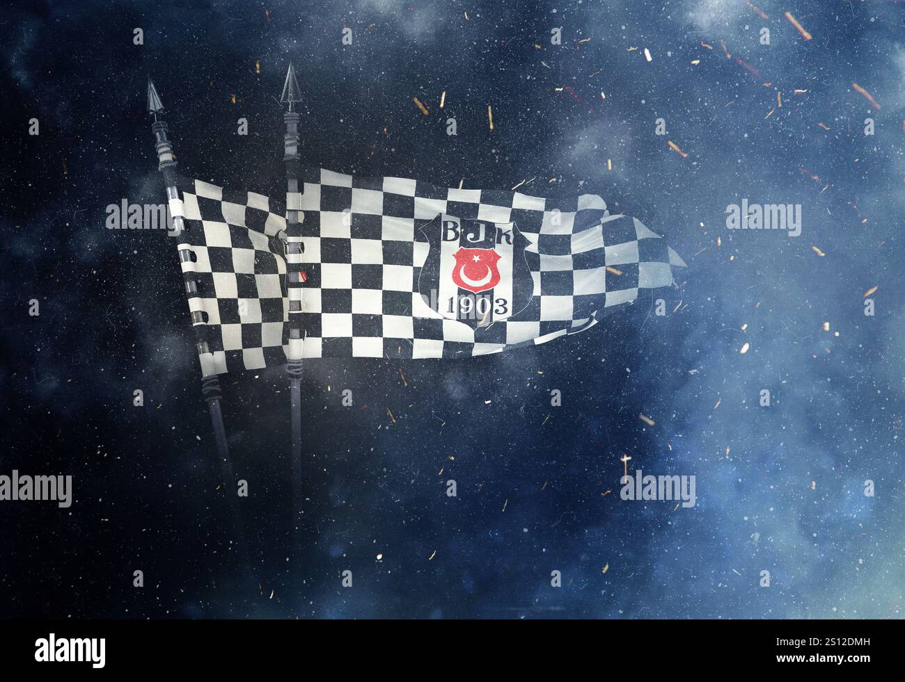 Besiktas JK, Besiktas Gymnastics Club - BJK Visual Design Stock Photo ...