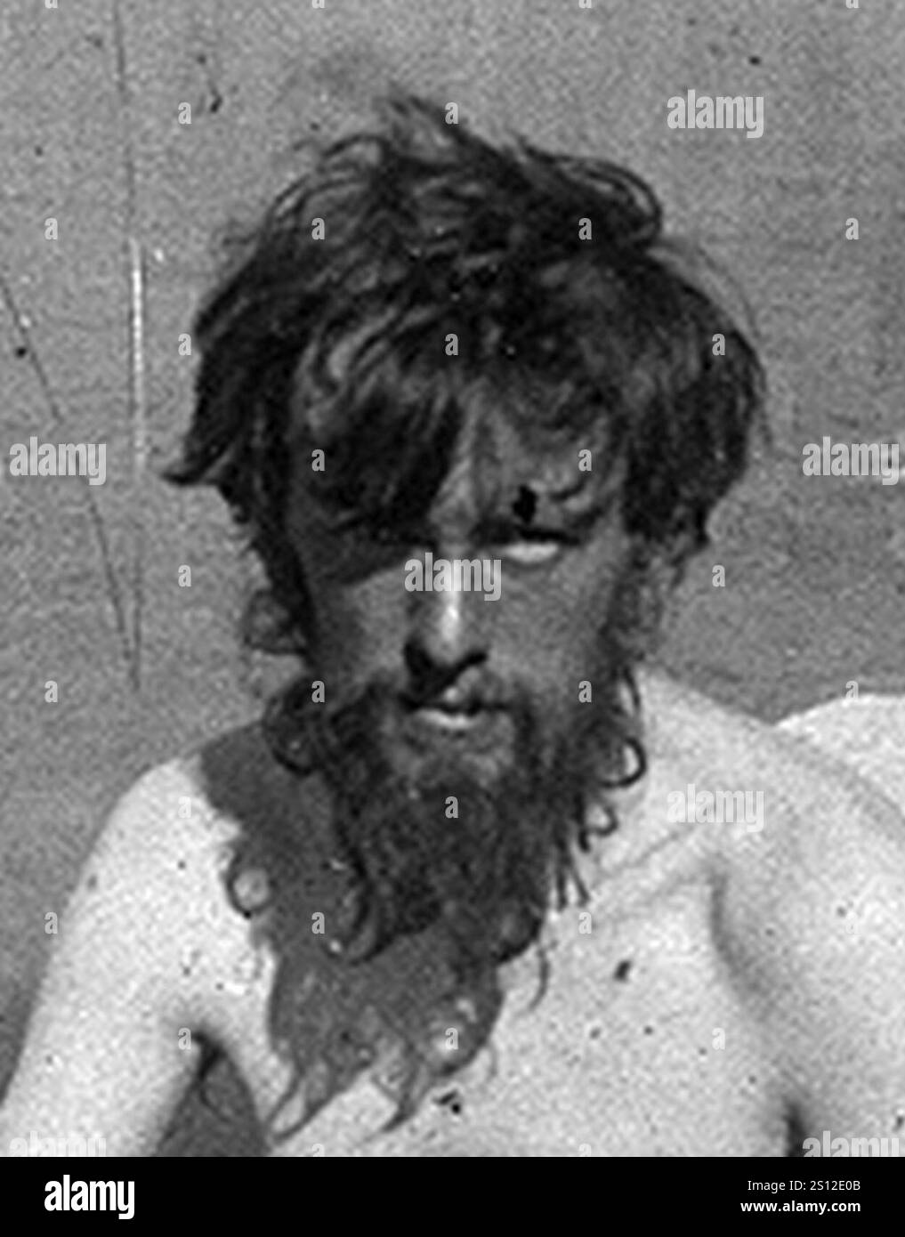 Face detail, Aleister Crowley 1902 K2 (cropped Stock Photo - Alamy