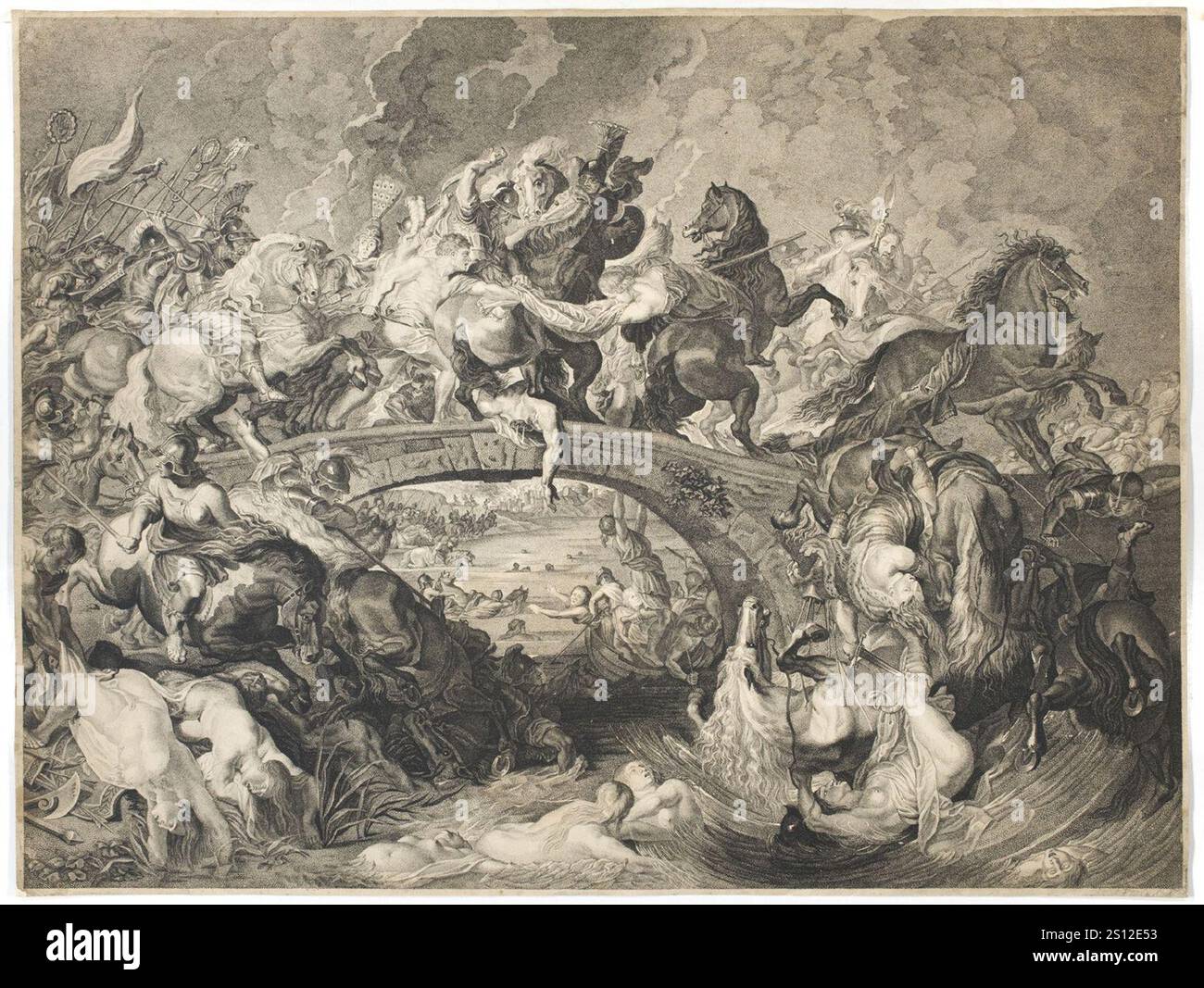 Facius - Battle of the Greeks and Amazons Stock Photo - Alamy