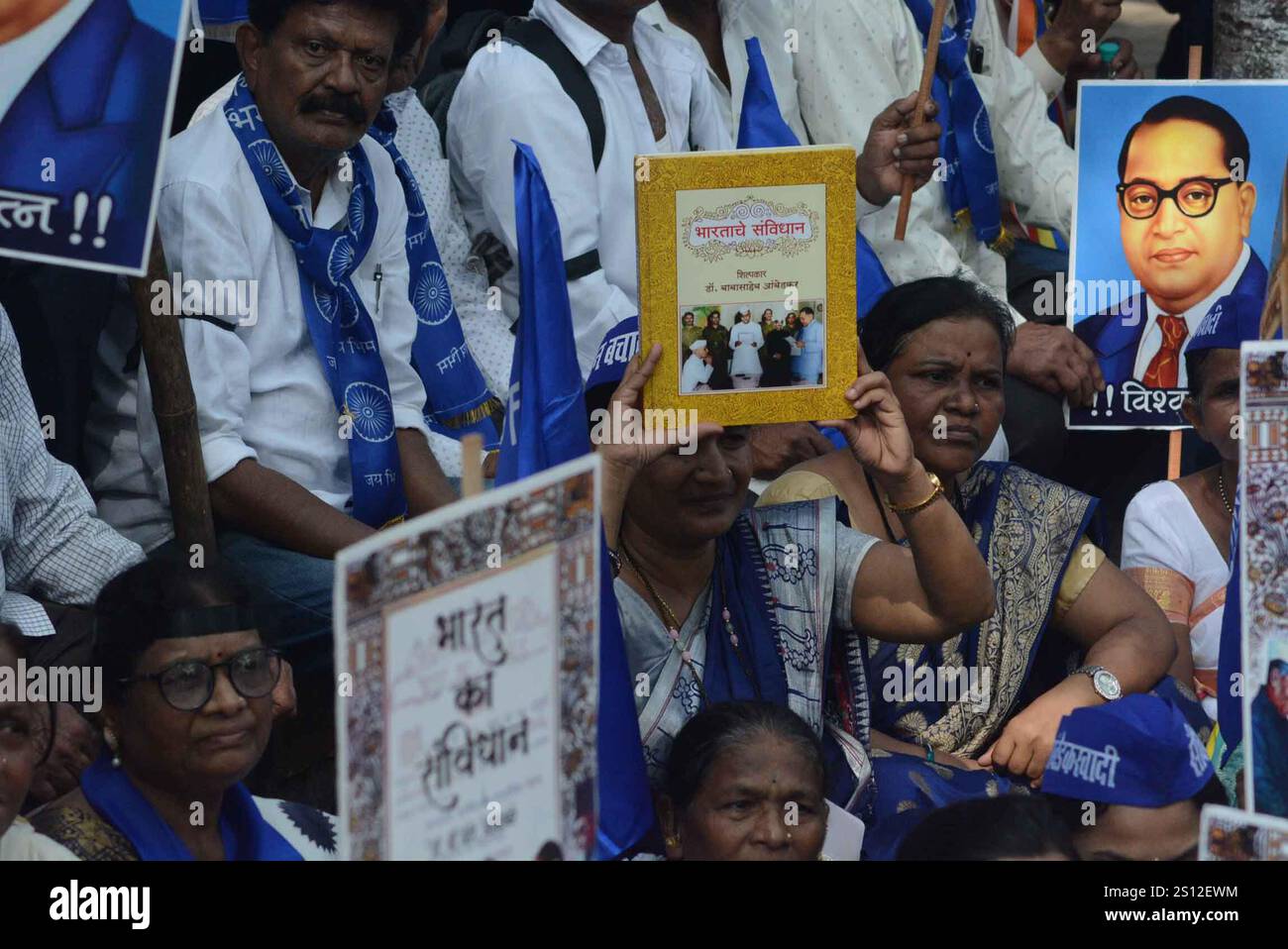 MUMBAI, INDIA - DECEMBER 30: In protest against the death of a Dalit ...