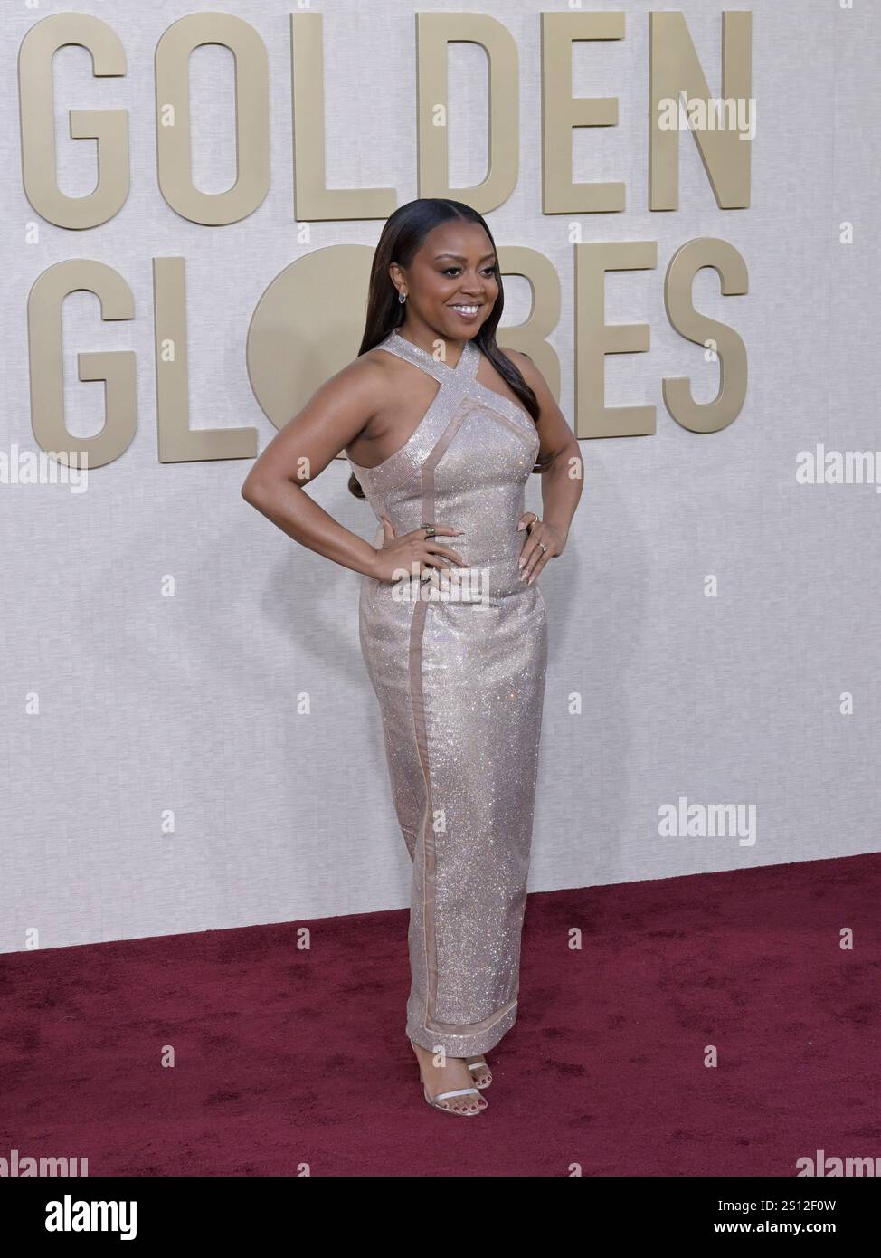 January 7, 2024, Beverly Hills, California, USA: Quinta Brunson attends ...