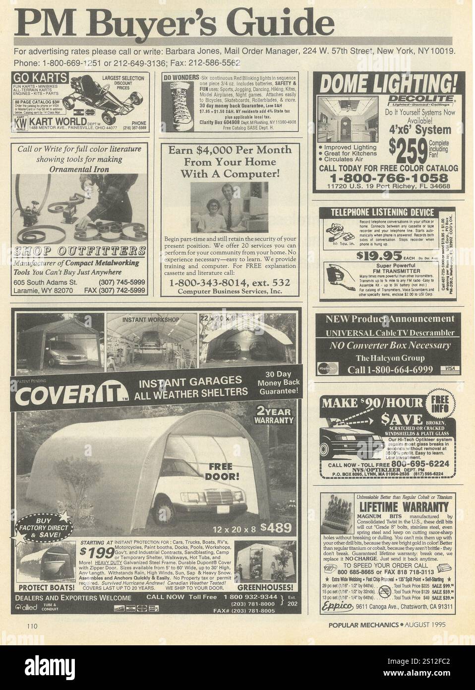 1995 August, PM Buyer's guide - Popular Mechanics magazine Stock Photo ...