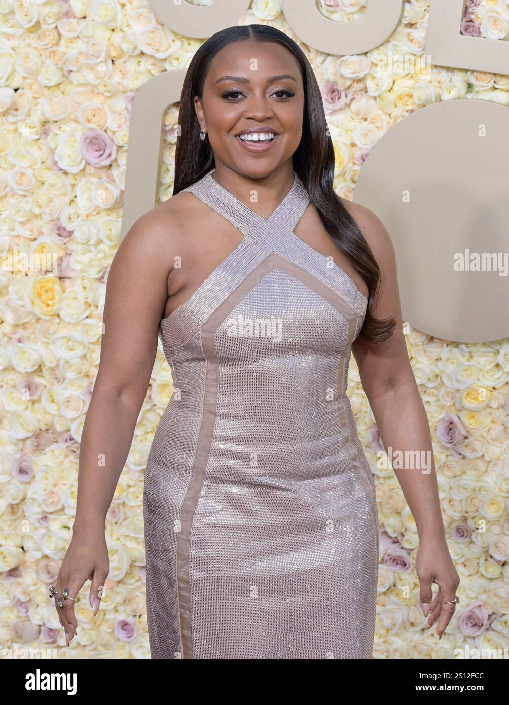 January 7, 2024, Beverly Hills, California, USA: Quinta Brunson attends ...