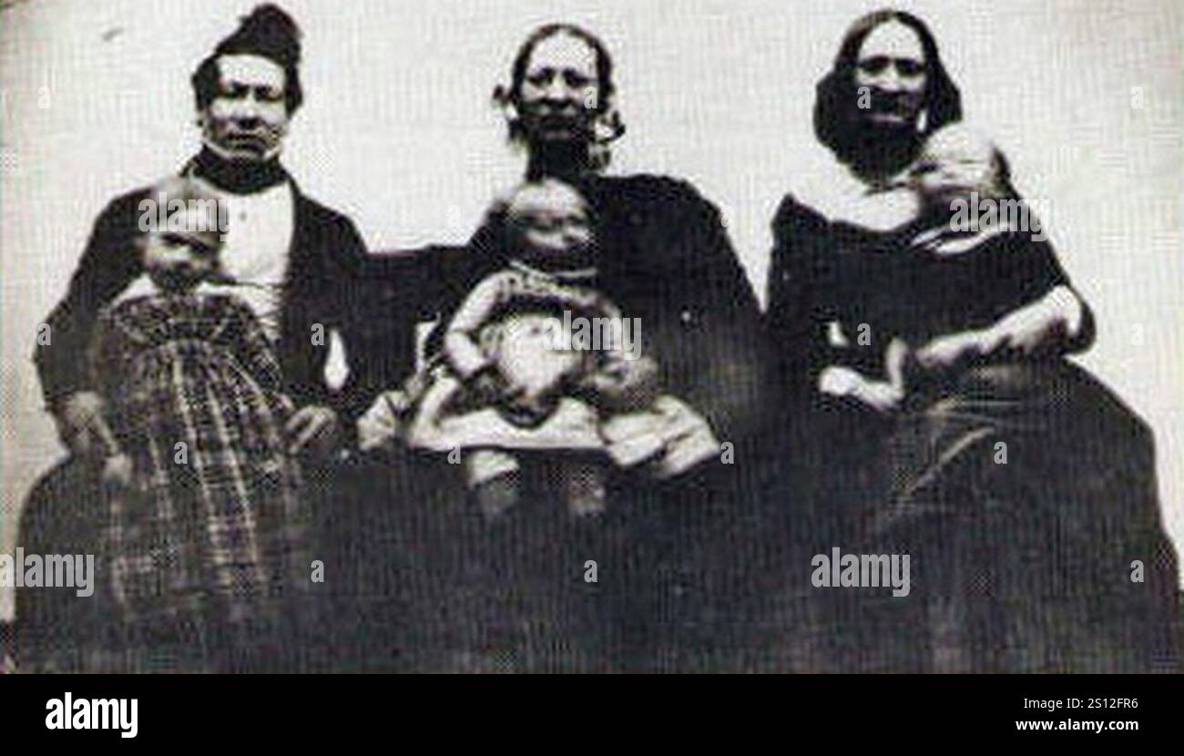 Familie Regout-Ghysen, ca 1844 Stock Photo - Alamy