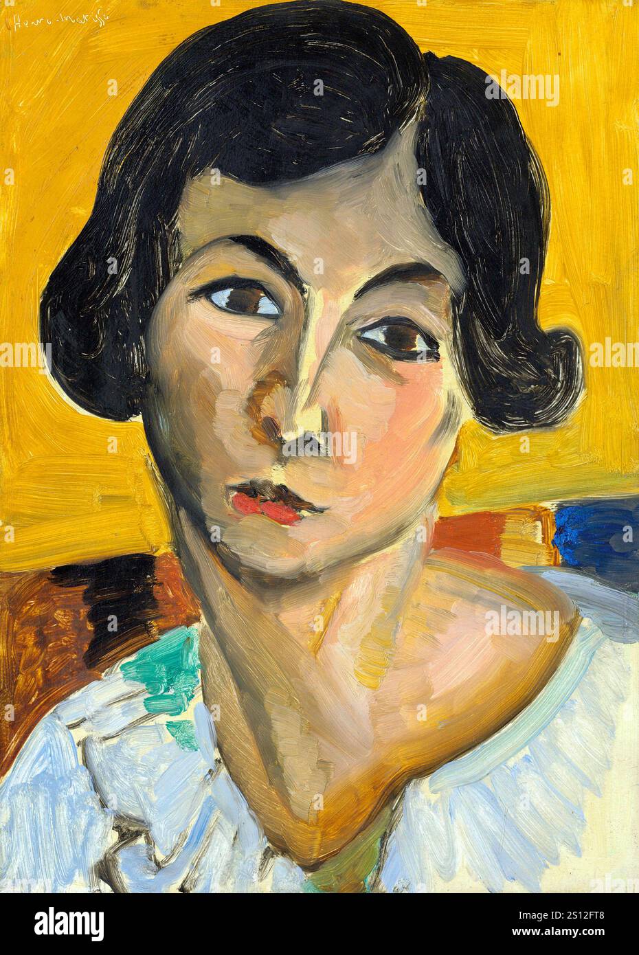 Henri Matisse (1869-1954) Tête de femme penchée (Lorette Stock Photo - Alamy