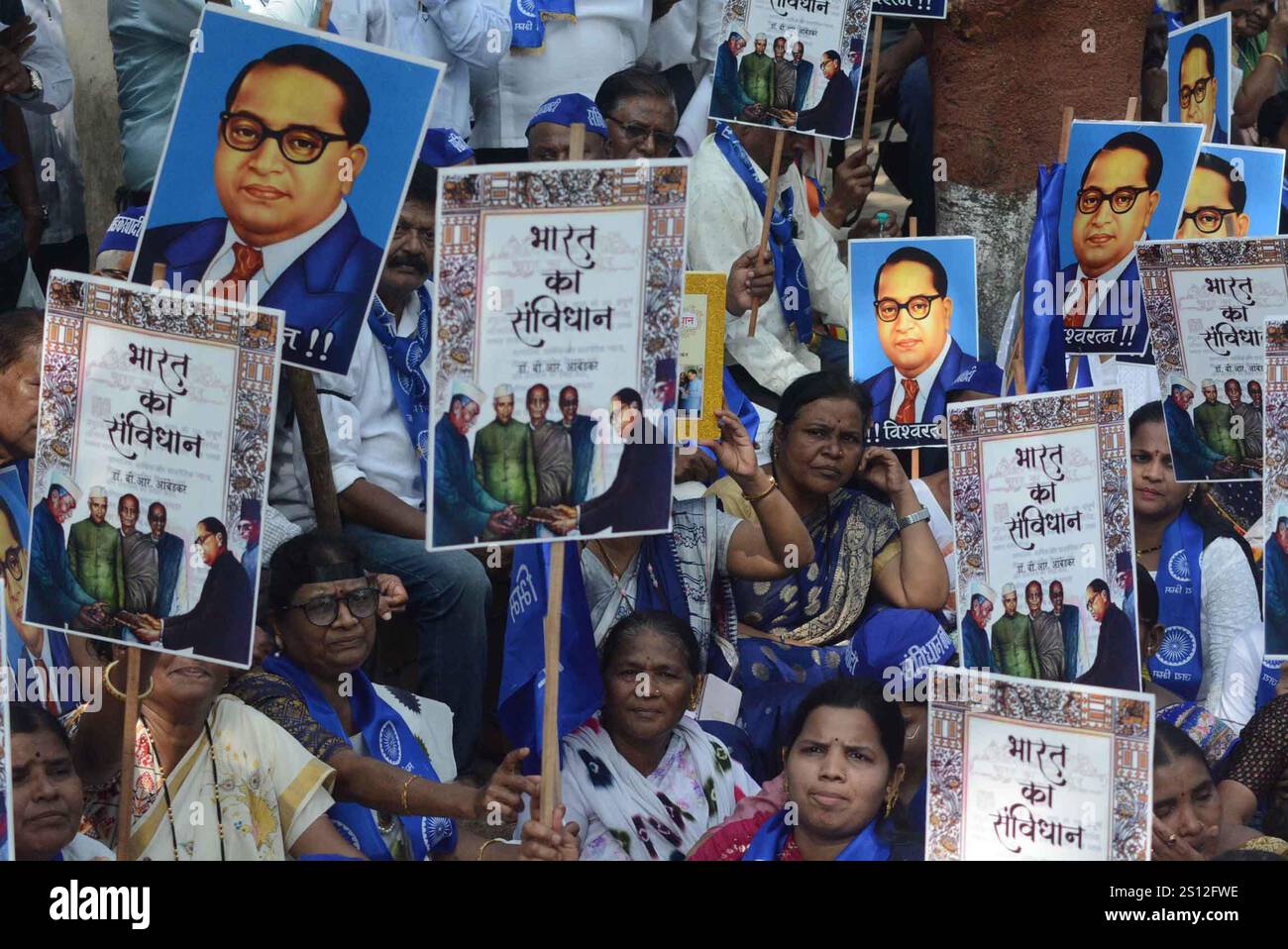 MUMBAI, INDIA - DECEMBER 30: In protest against the death of a Dalit ...