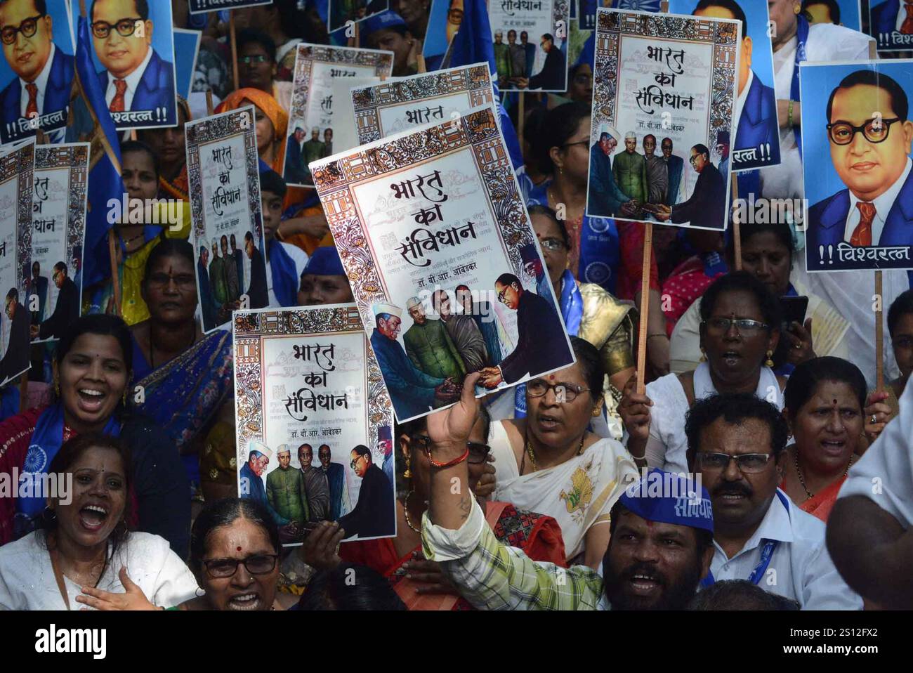 MUMBAI, INDIA - DECEMBER 30: In protest against the death of a Dalit ...