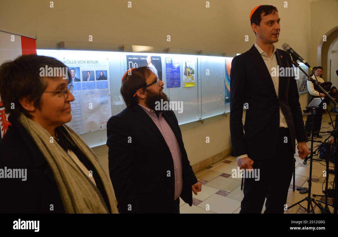 Berlin, Germany - December 30, 2024 - District mayor Martin Hikel ...