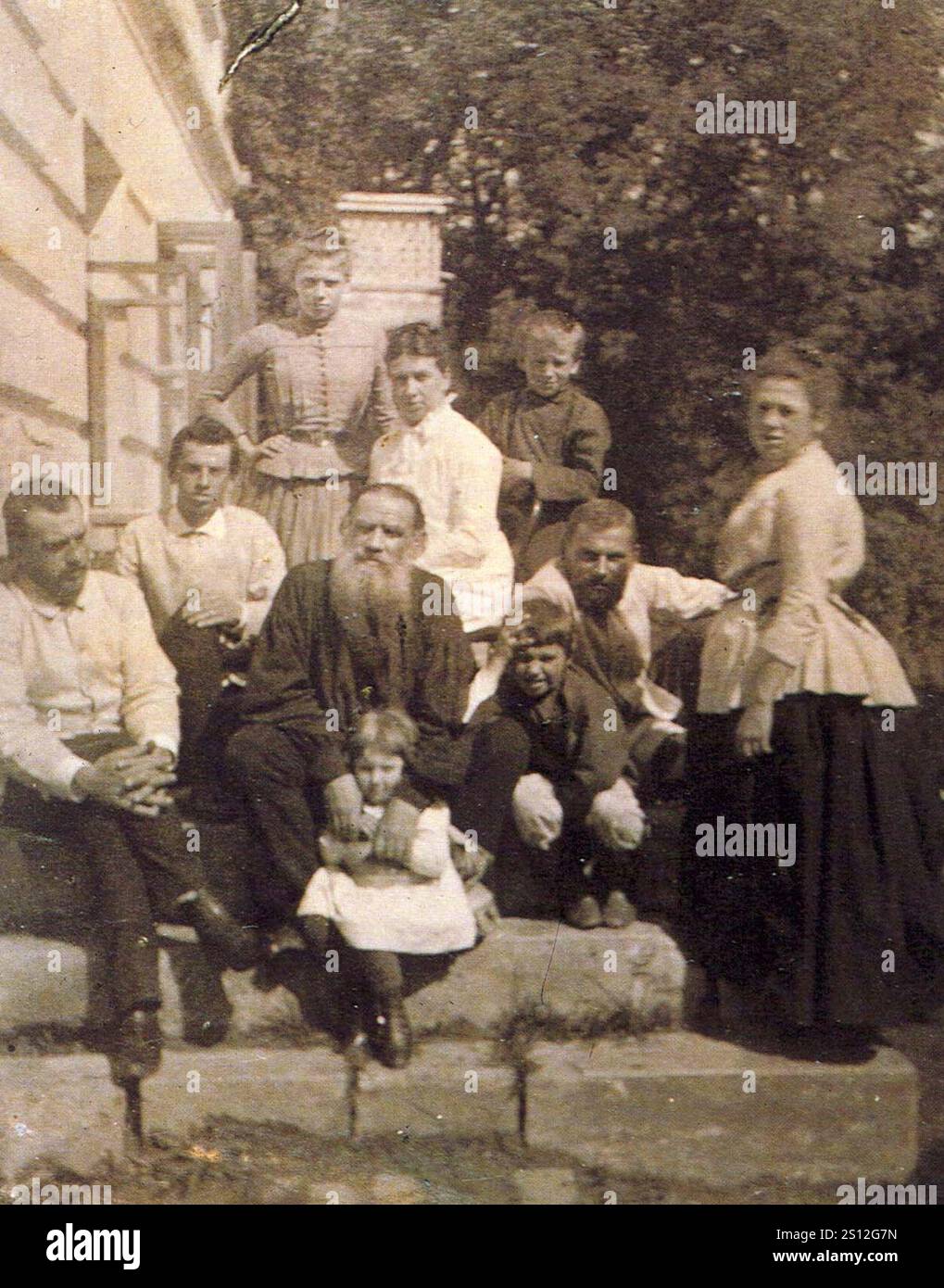 Family of L. Tolstoy Stock Photo - Alamy