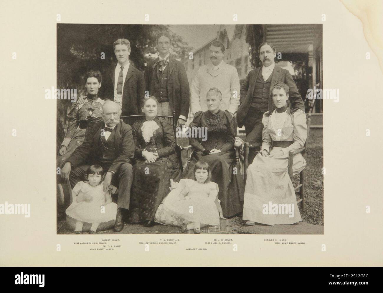 Family of Dr. Thomas Addis Emmet Stock Photo - Alamy