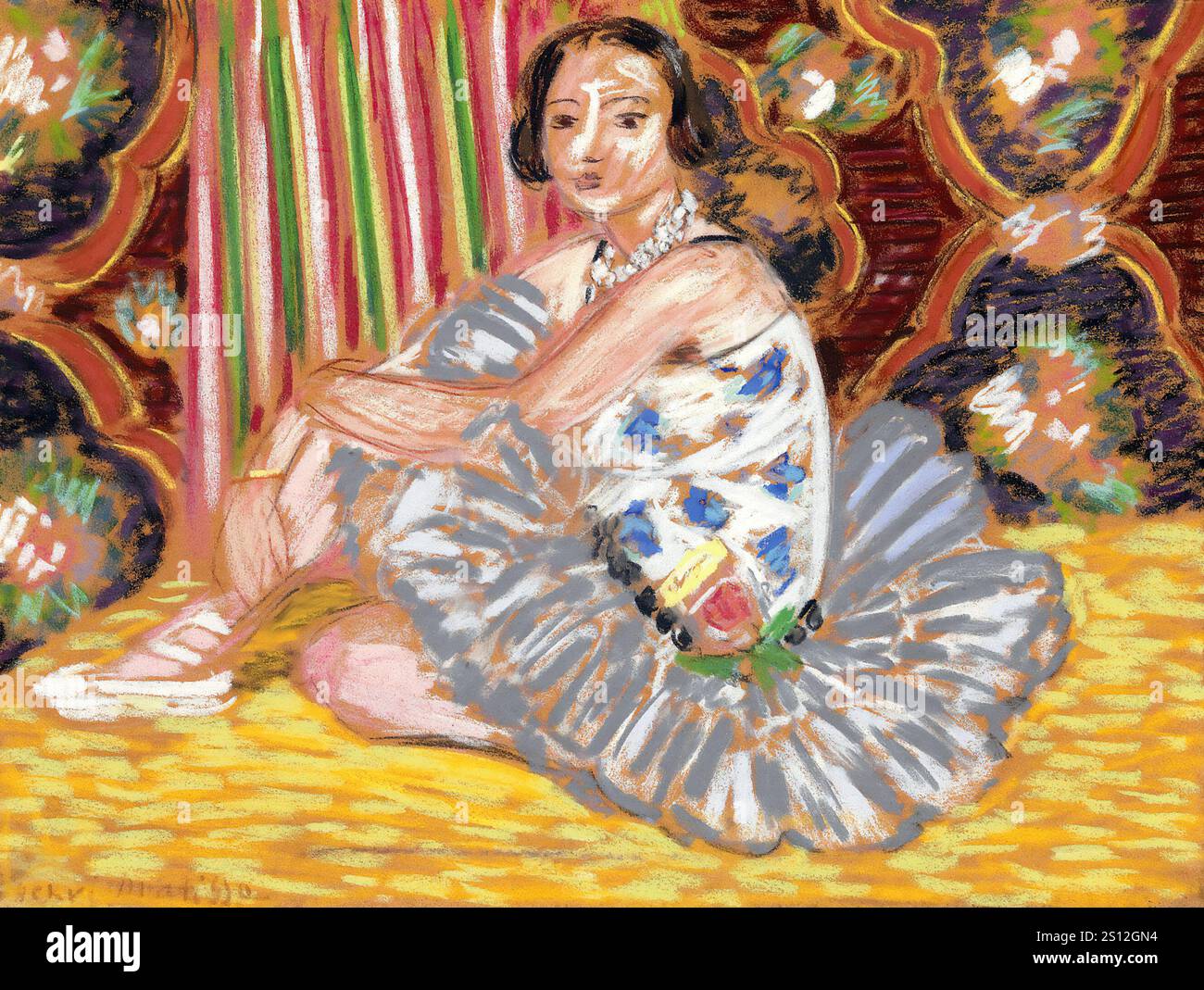 Painting by Henri Matisse (1869-1954) La Danseuse, 1927 Stock Photo - Alamy