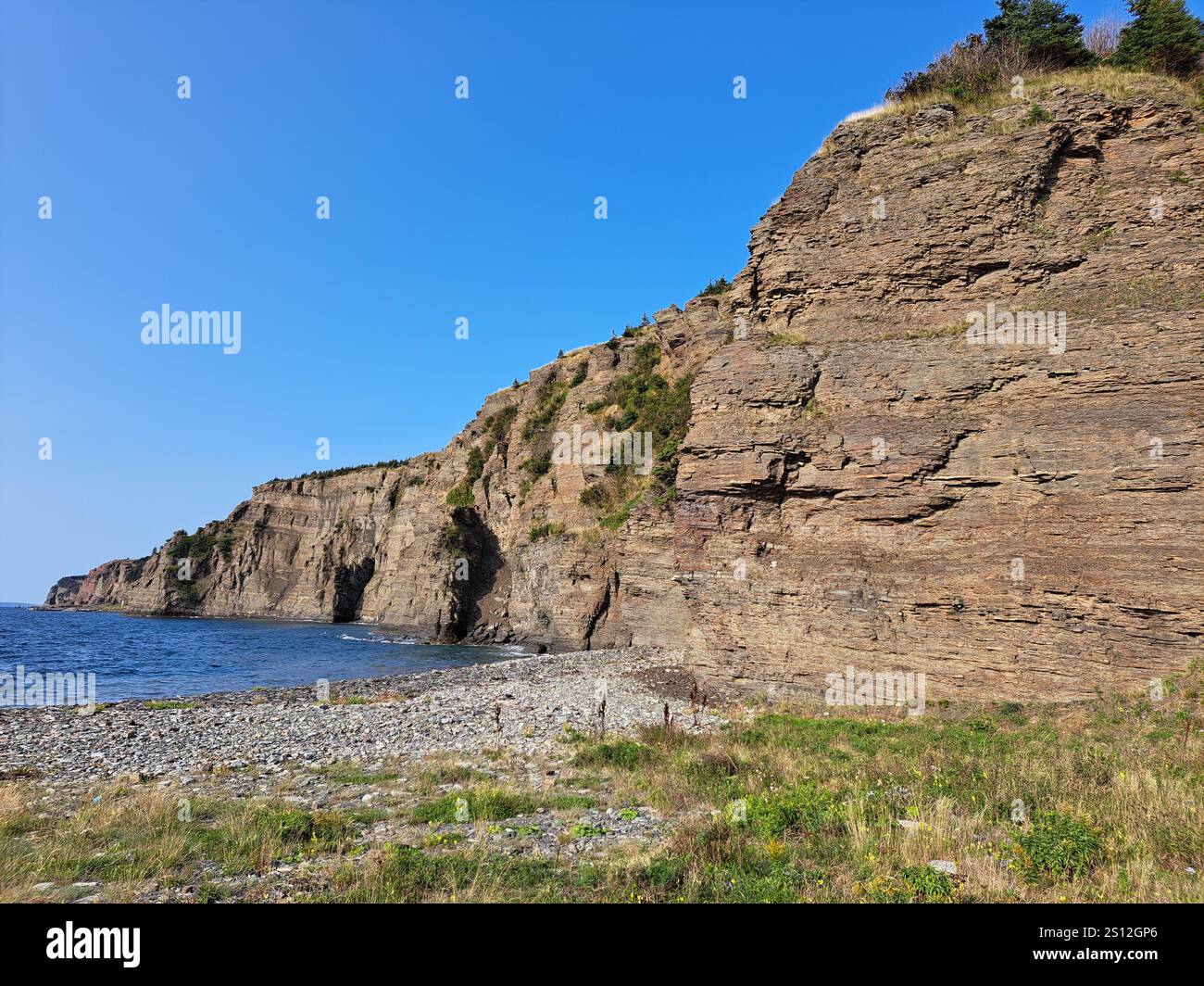 Beach by the ferry terminal on Bell Island, Newfoundland & Labrador ...