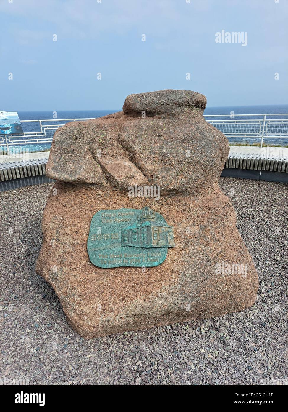 Most easterly point sign at Cape Spear Lighthouse National Historic ...