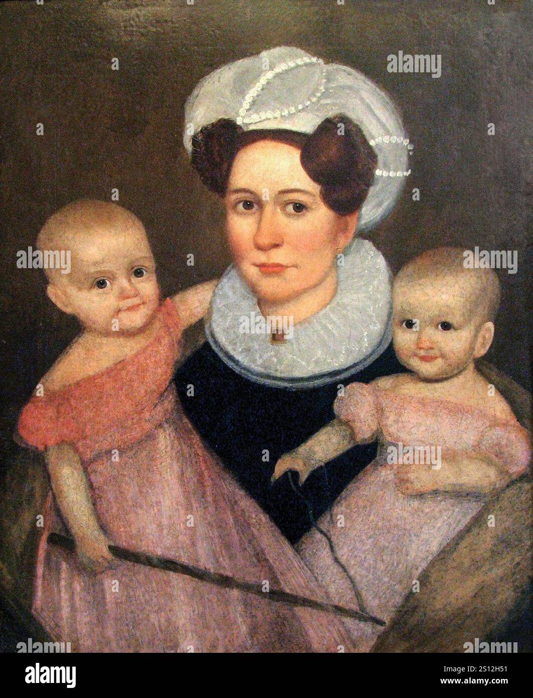 Fanny Negus Fuller (1799–1845) with sons Francis Benjamin Fuller and ...