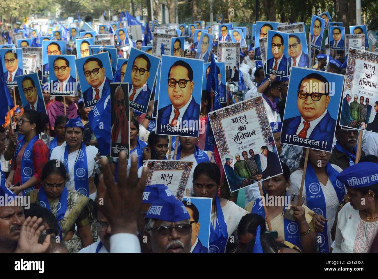 MUMBAI, INDIA - DECEMBER 30: In protest against the death of a Dalit ...
