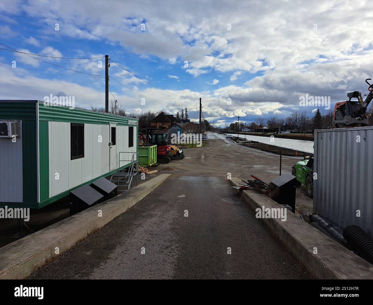 Canal in Grenville, Quebec, Canada Stock Photo - Alamy