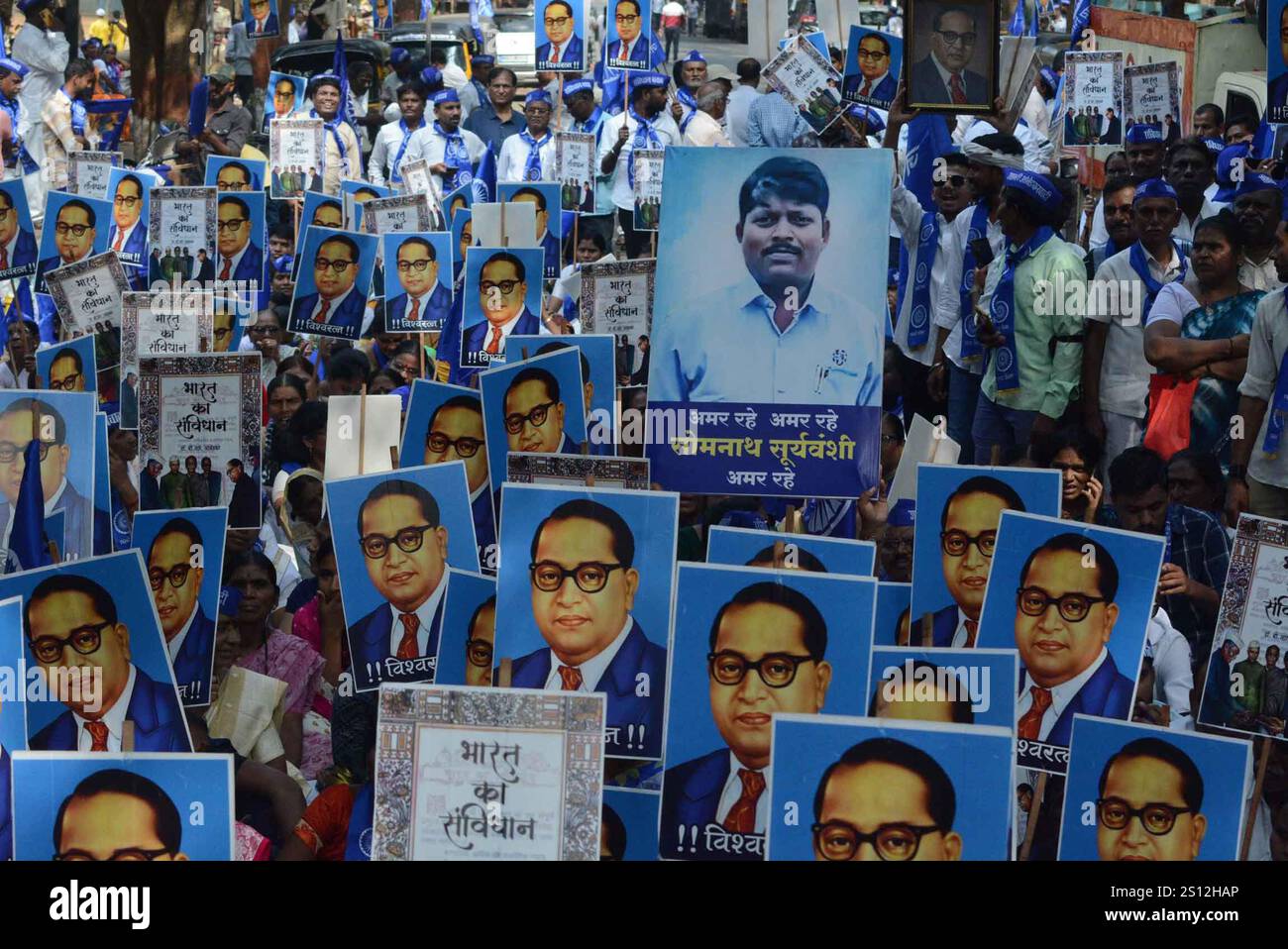 MUMBAI, INDIA - DECEMBER 30: In protest against the death of a Dalit ...