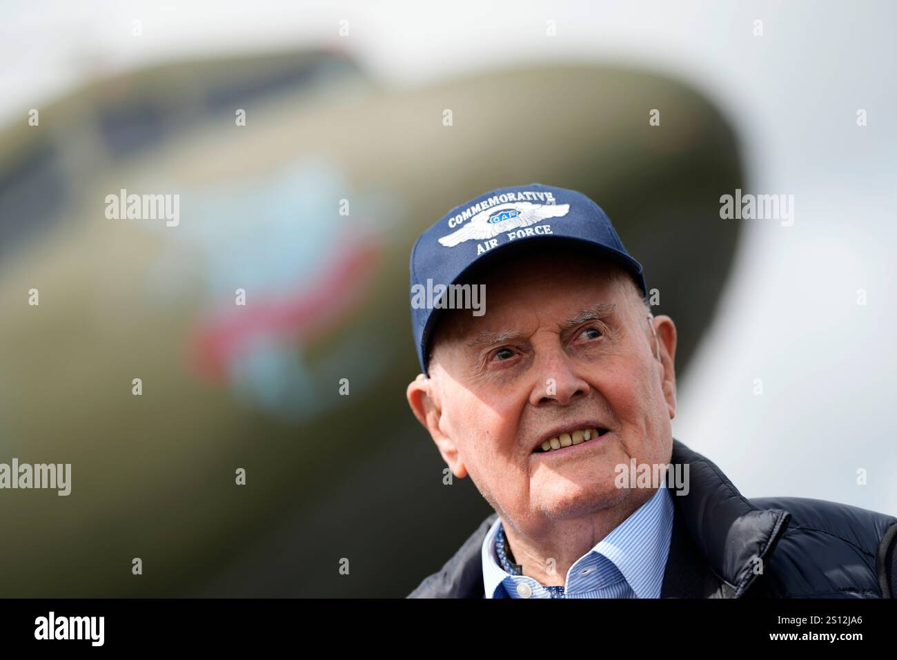 FILE - Veteran Royal Air Force pilot Colin Bell, a 103-year-old former ...