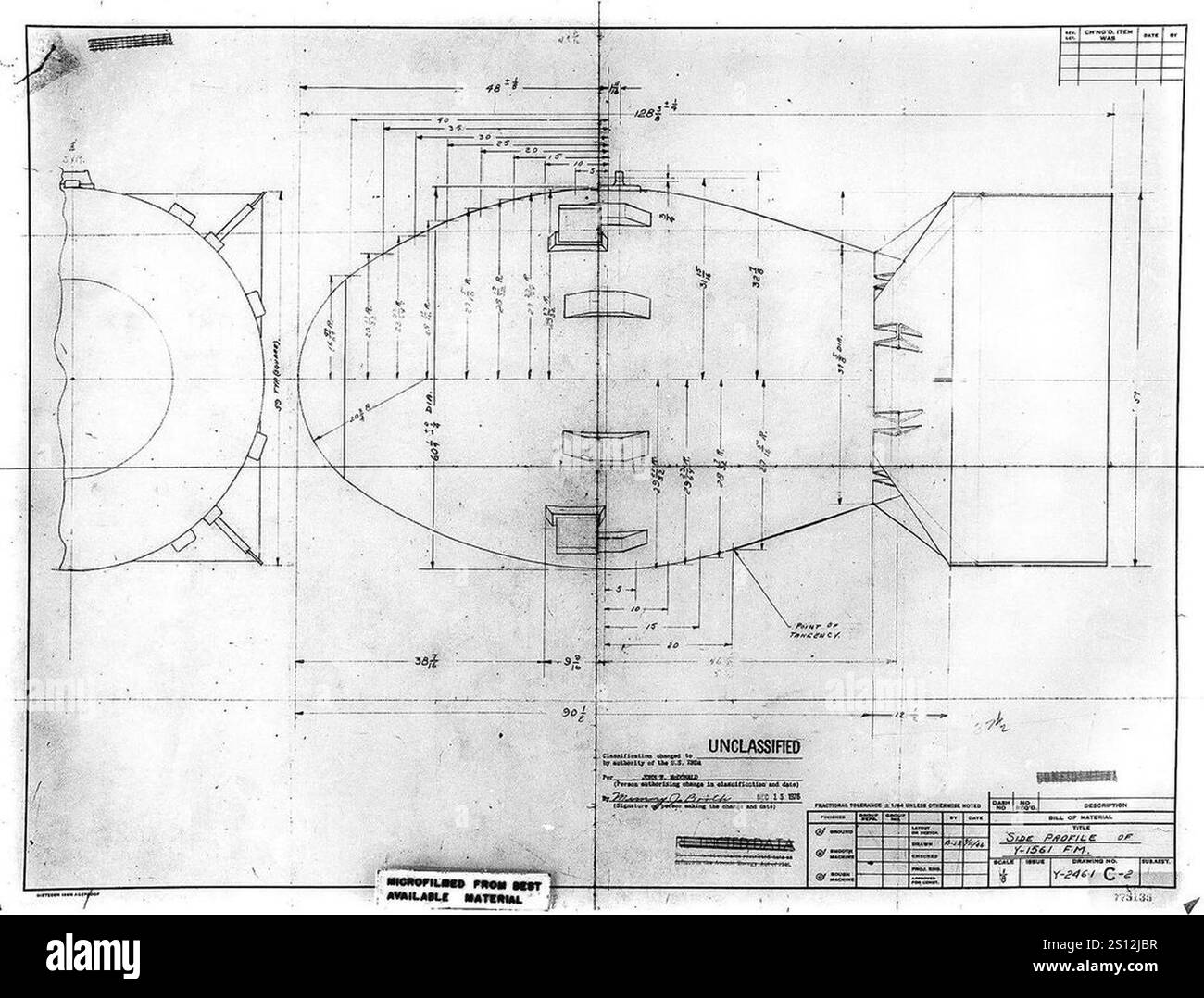 Fat Man blueprint Stock Photo - Alamy