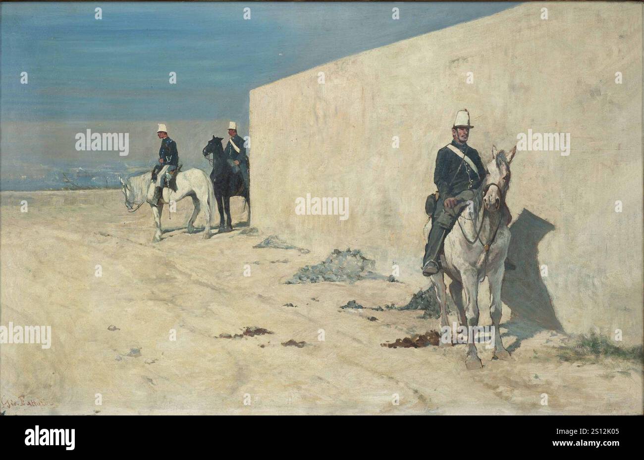 Fattori - PADOVA, MOSTRA IN PALAZZO ZABARELLA, piantoni Stock Photo - Alamy