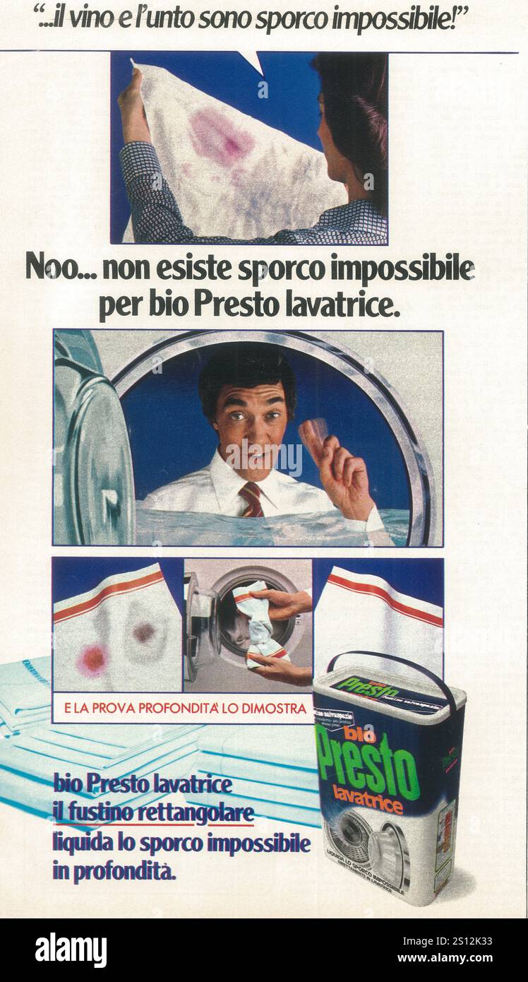 Detergent ad 1970's hi-res stock photography and images - Alamy