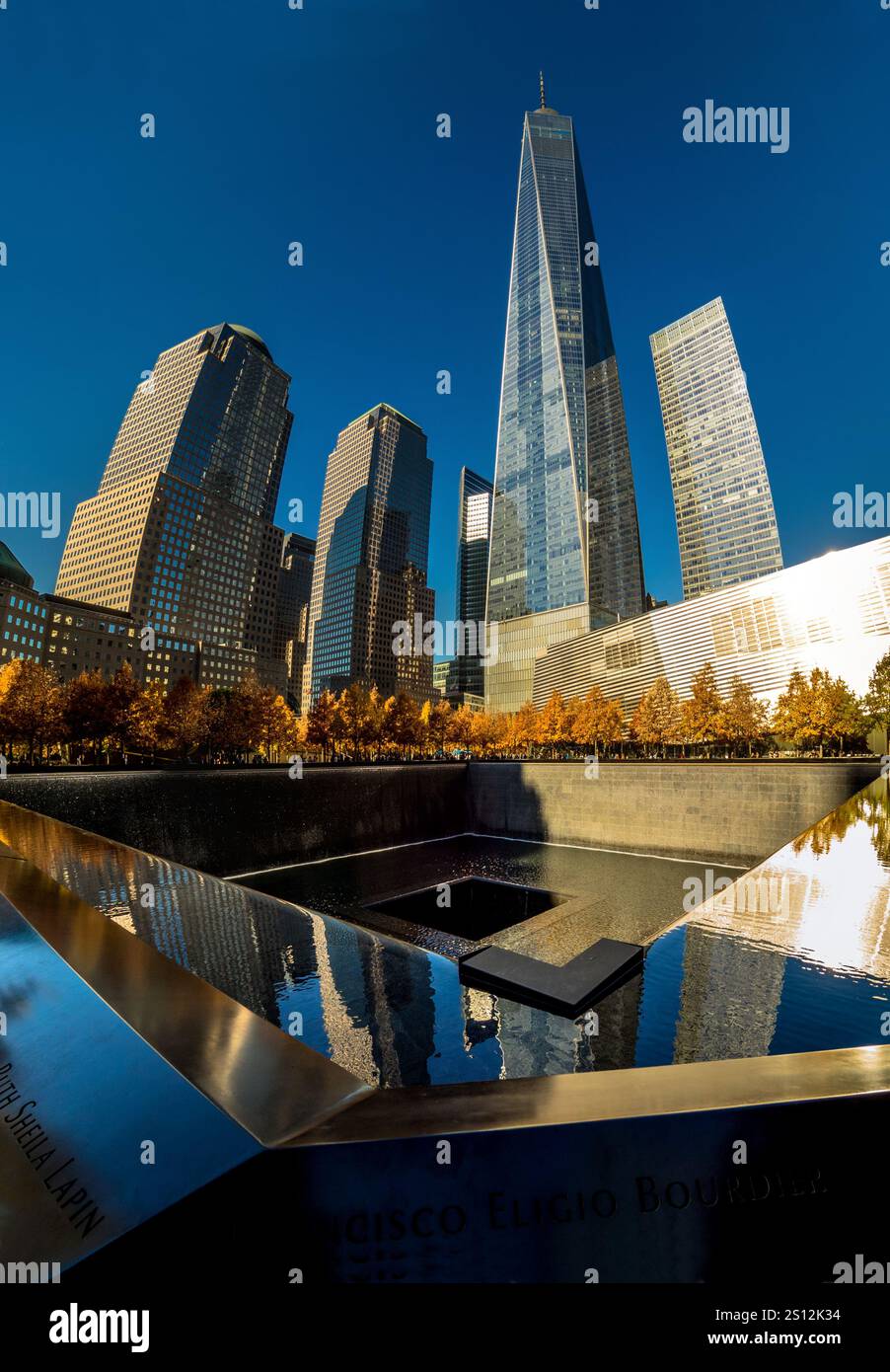 World Trade Centre Memorial and Buildings Stock Photo - Alamy