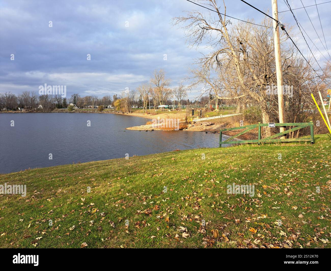 Boat launch at Bellevue Park in Pincourt, Quebec, Canada Stock Photo ...