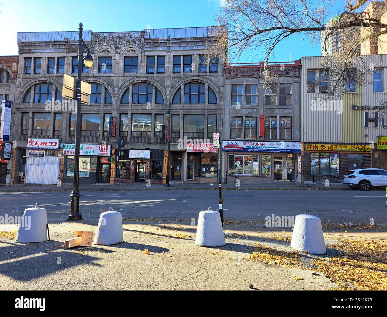 Chinatown on Saint-Laurent Boulevard in downtown Montreal, Quebec ...