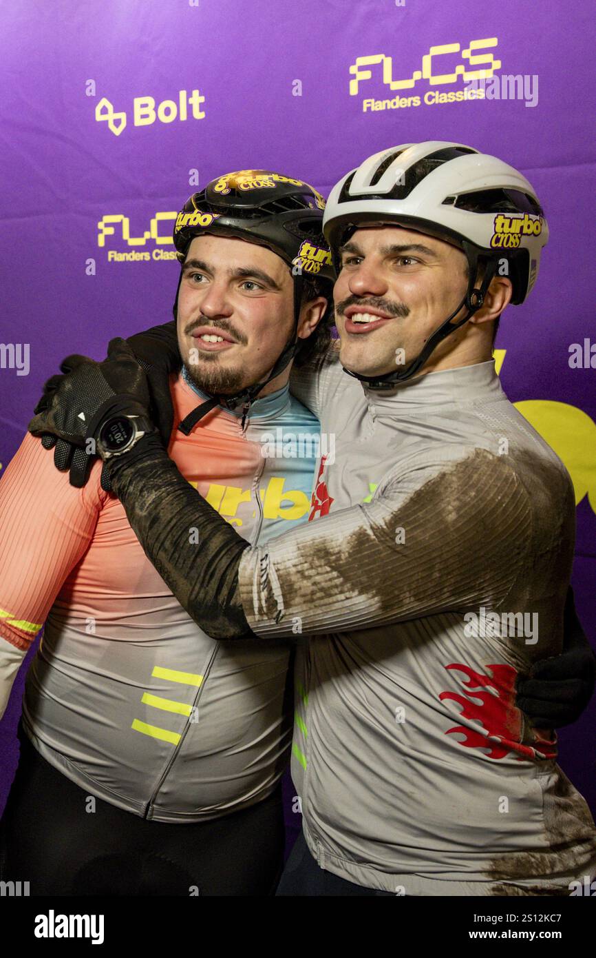 Diegem, Belgium. 30th Dec, 2024. Arno The Kid and Average Rob aka ...