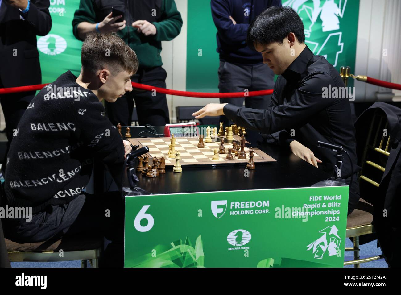 New York, USA. 30th Dec, 2024. FIDE Chess Rapid & Blitz Championship at ...