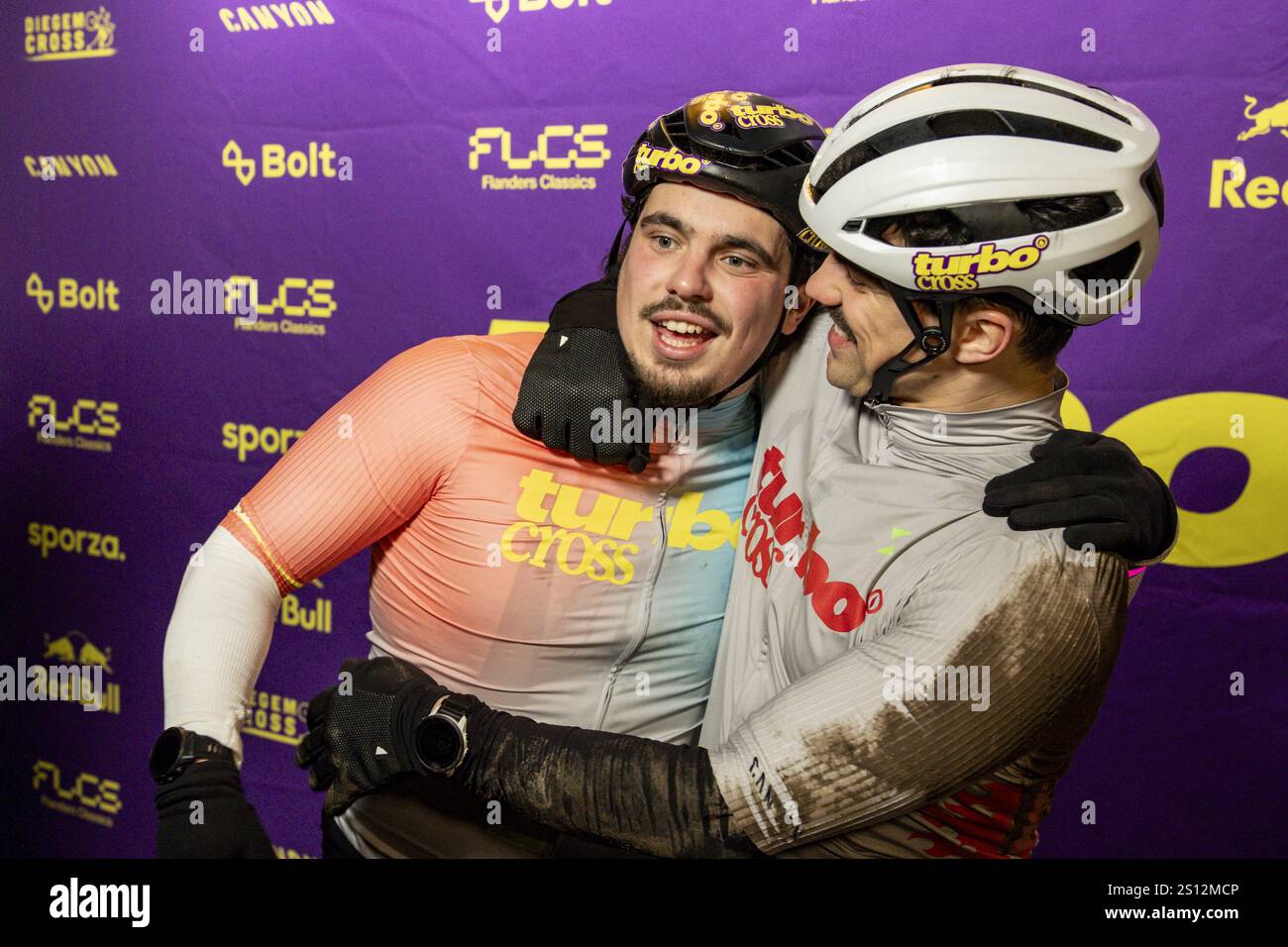 Diegem, Belgium. 30th Dec, 2024. Arno The Kid and Average Rob aka ...