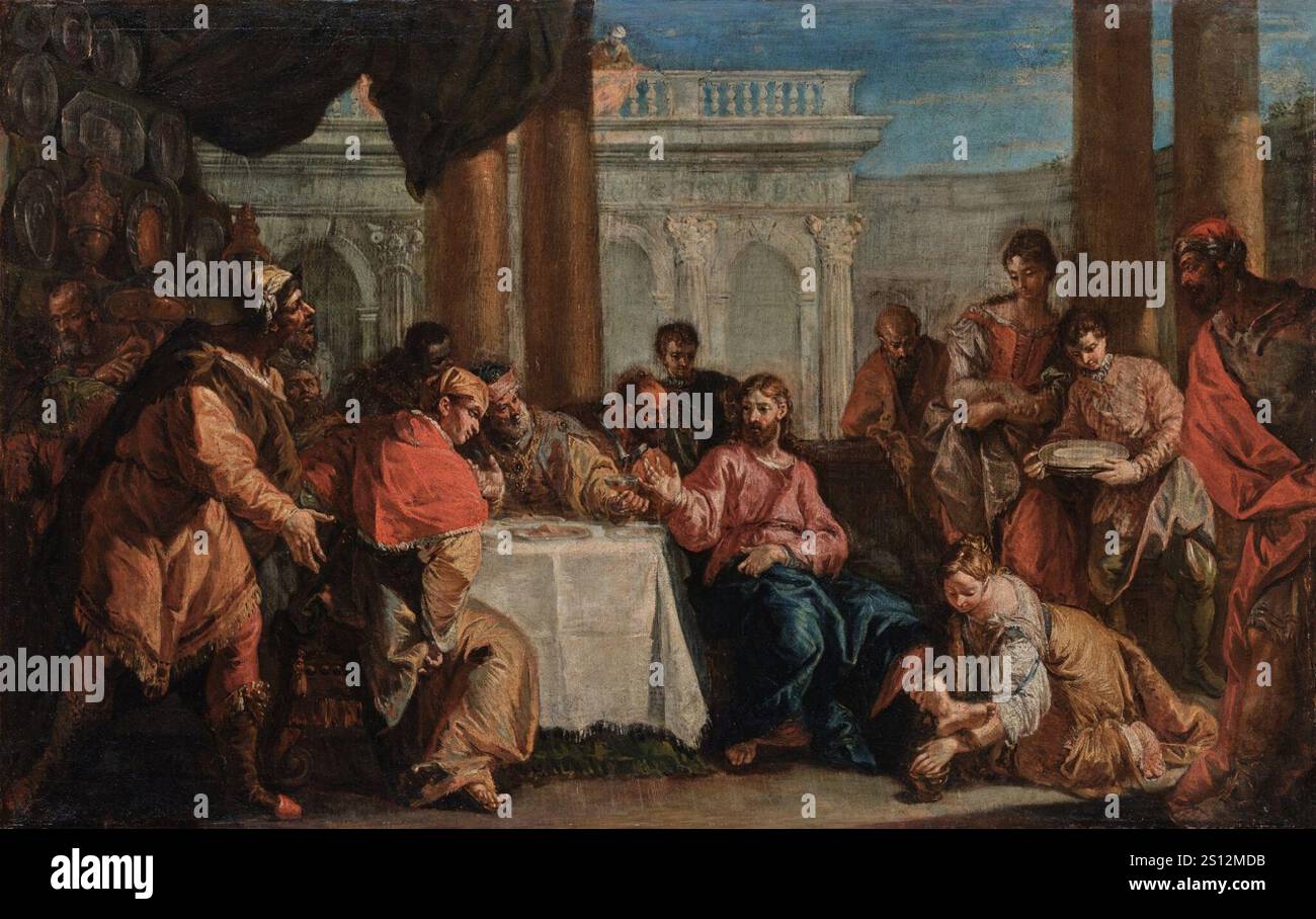 Feast in the House of Simon the Pharisee Stock Photo - Alamy