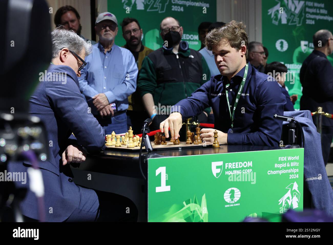 New York, USA. 28th Dec, 2024. FIDE Chess Rapid & Blitz Championship at ...