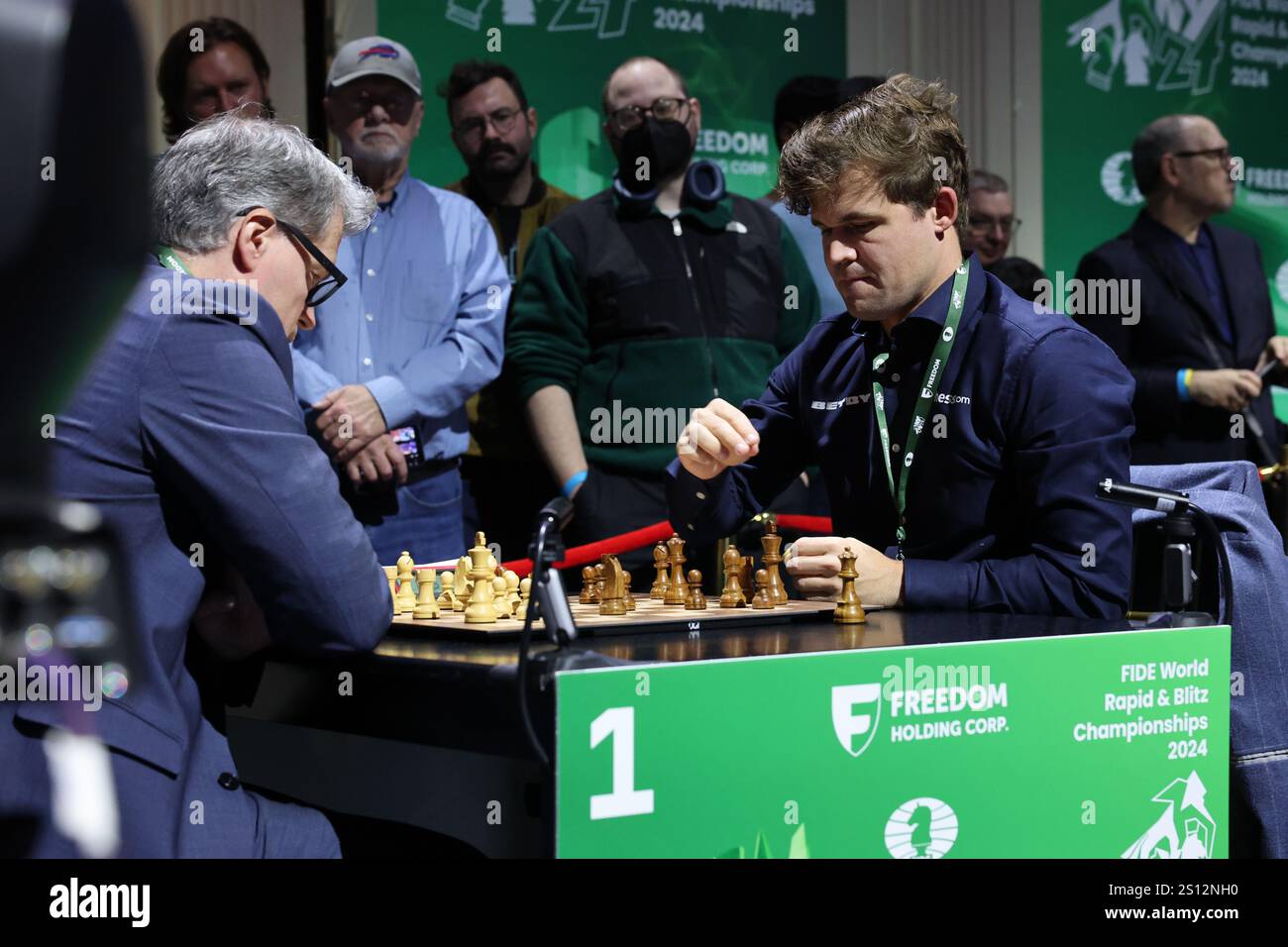 New York, USA. 28th Dec, 2024. FIDE Chess Rapid & Blitz Championship at ...