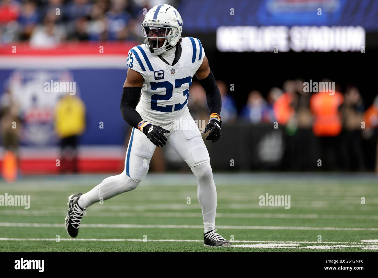 Indianapolis Colts cornerback Kenny Moore II (23) defends during an NFL ...