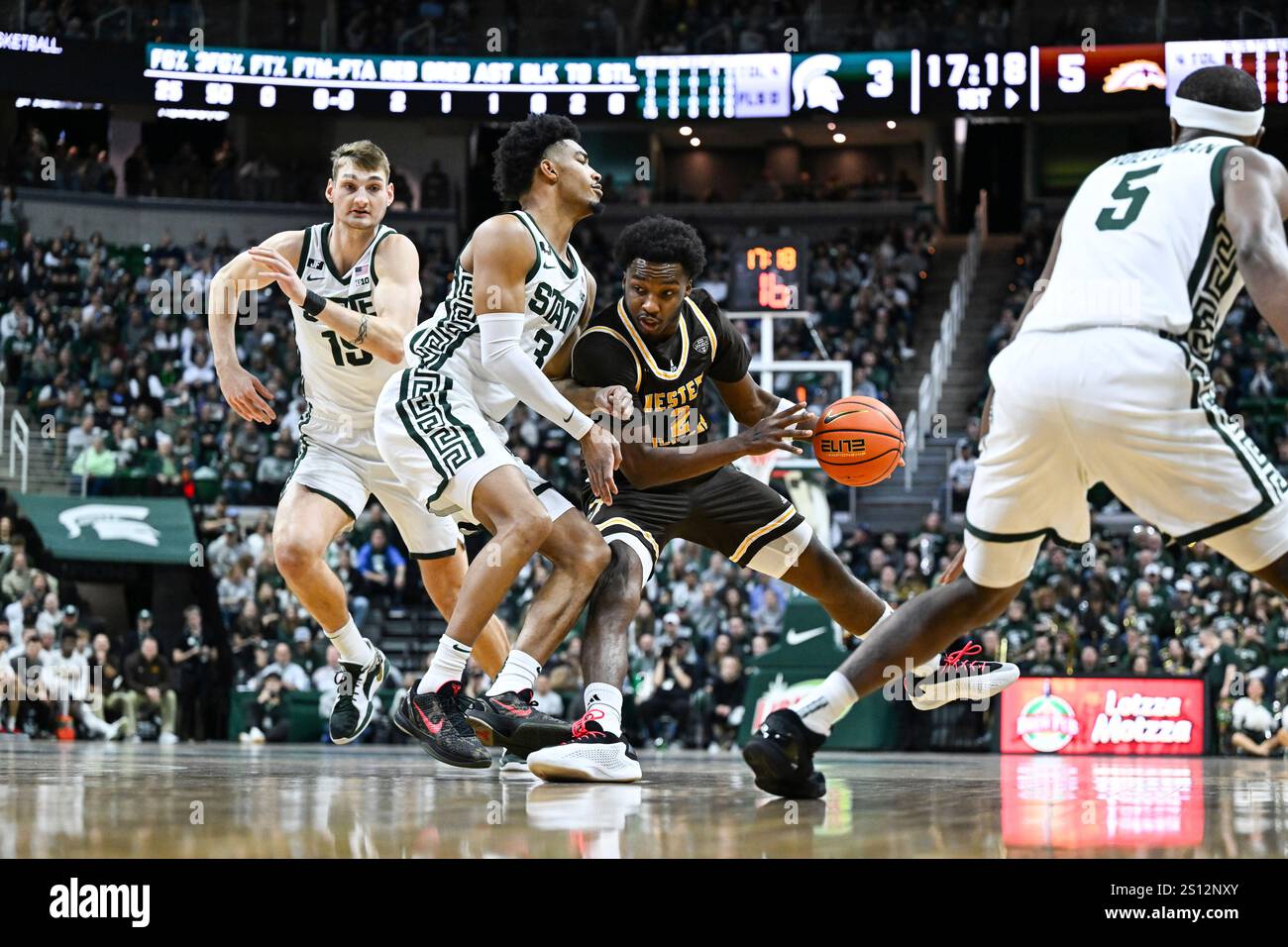 EAST LANSING, MI - DECEMBER 30: Western Michigan Broncos guard Chansey ...