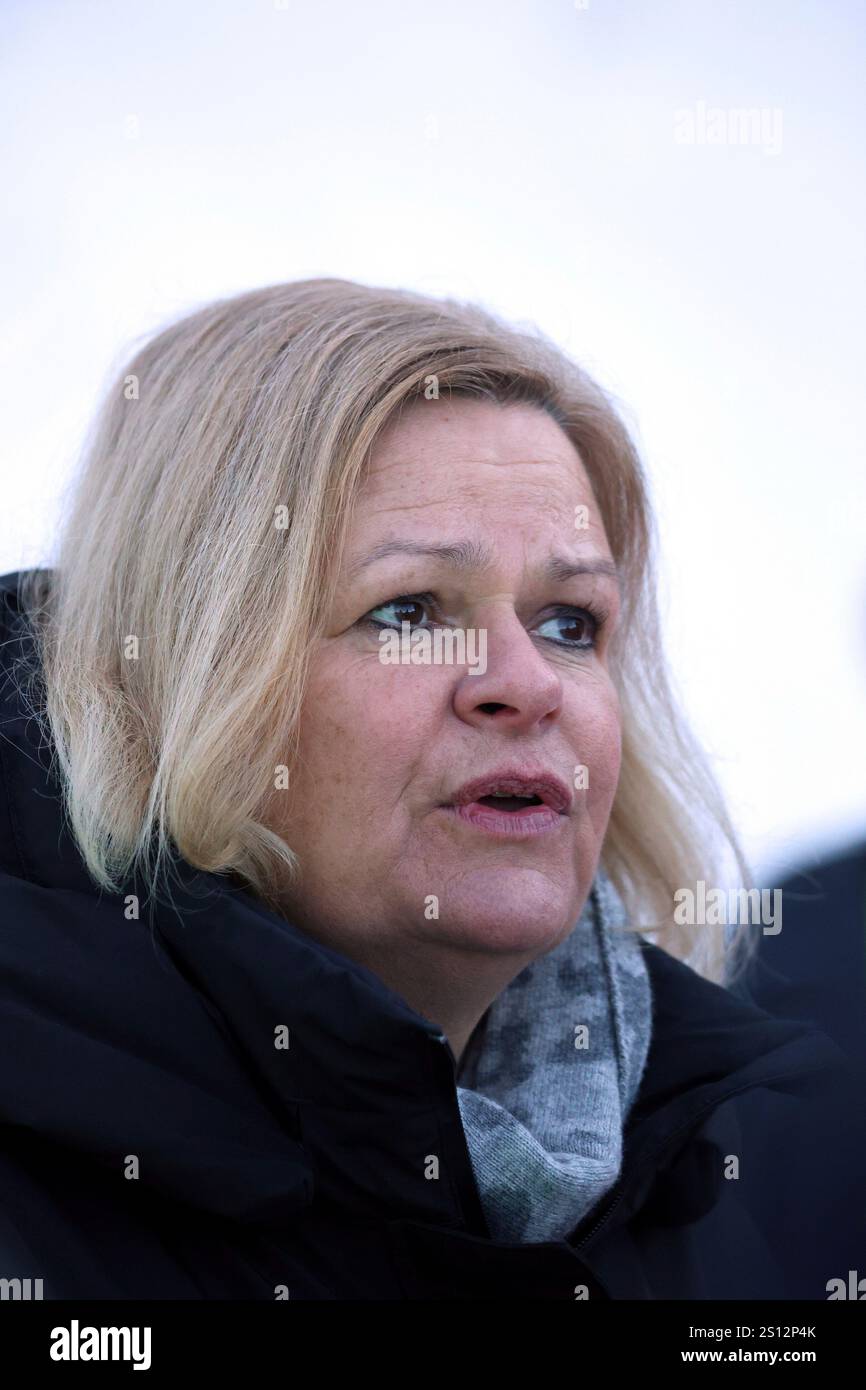 Oberstdorf, Deutschland. 29th Dec, 2024. Nancy Faeser (Bundesministerin ...