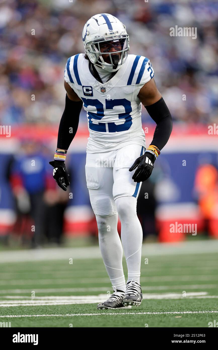 Indianapolis Colts cornerback Kenny Moore II (23) defends during an NFL ...