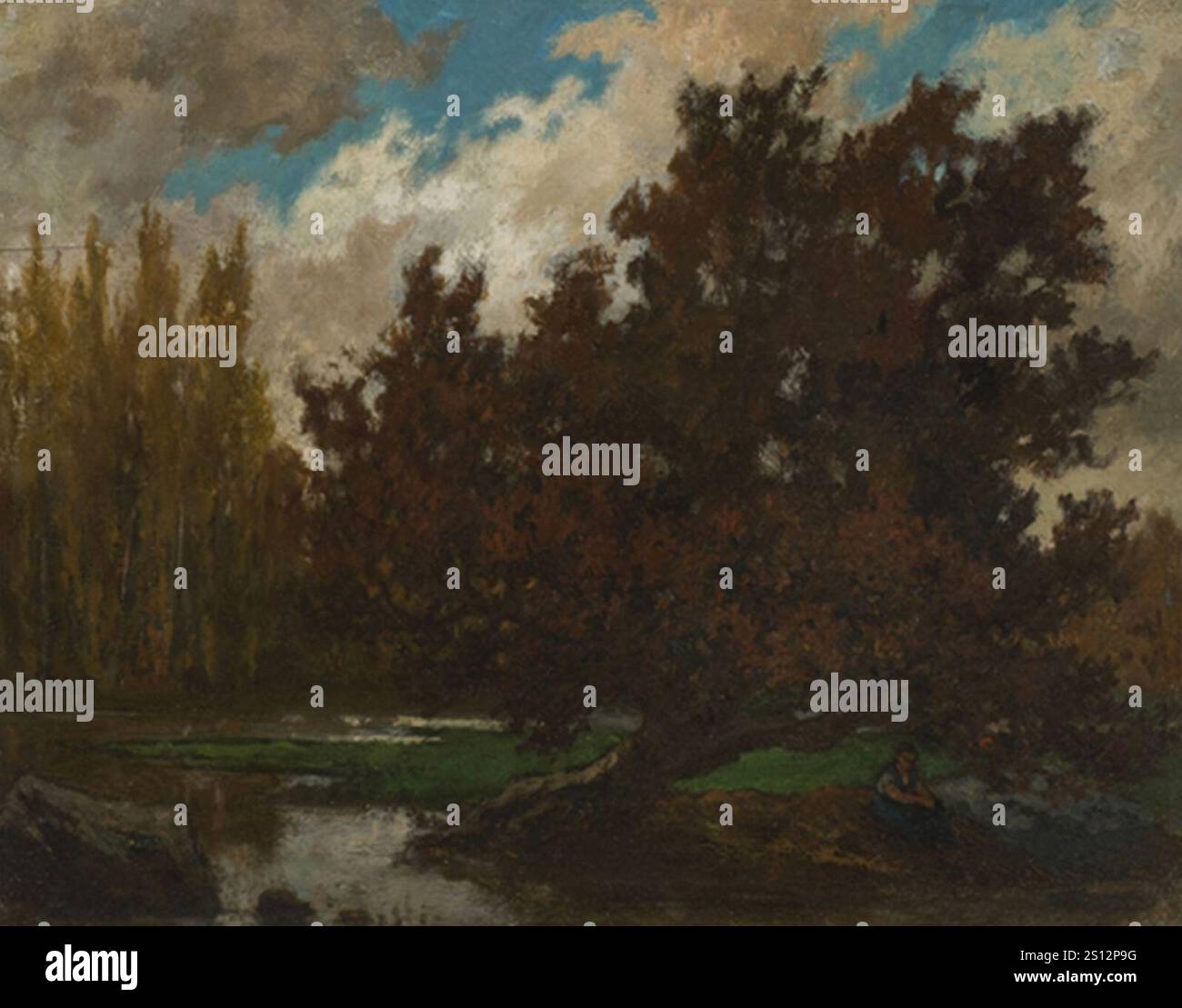 Felicien Rops, The Pond of Bambois Stock Photo - Alamy