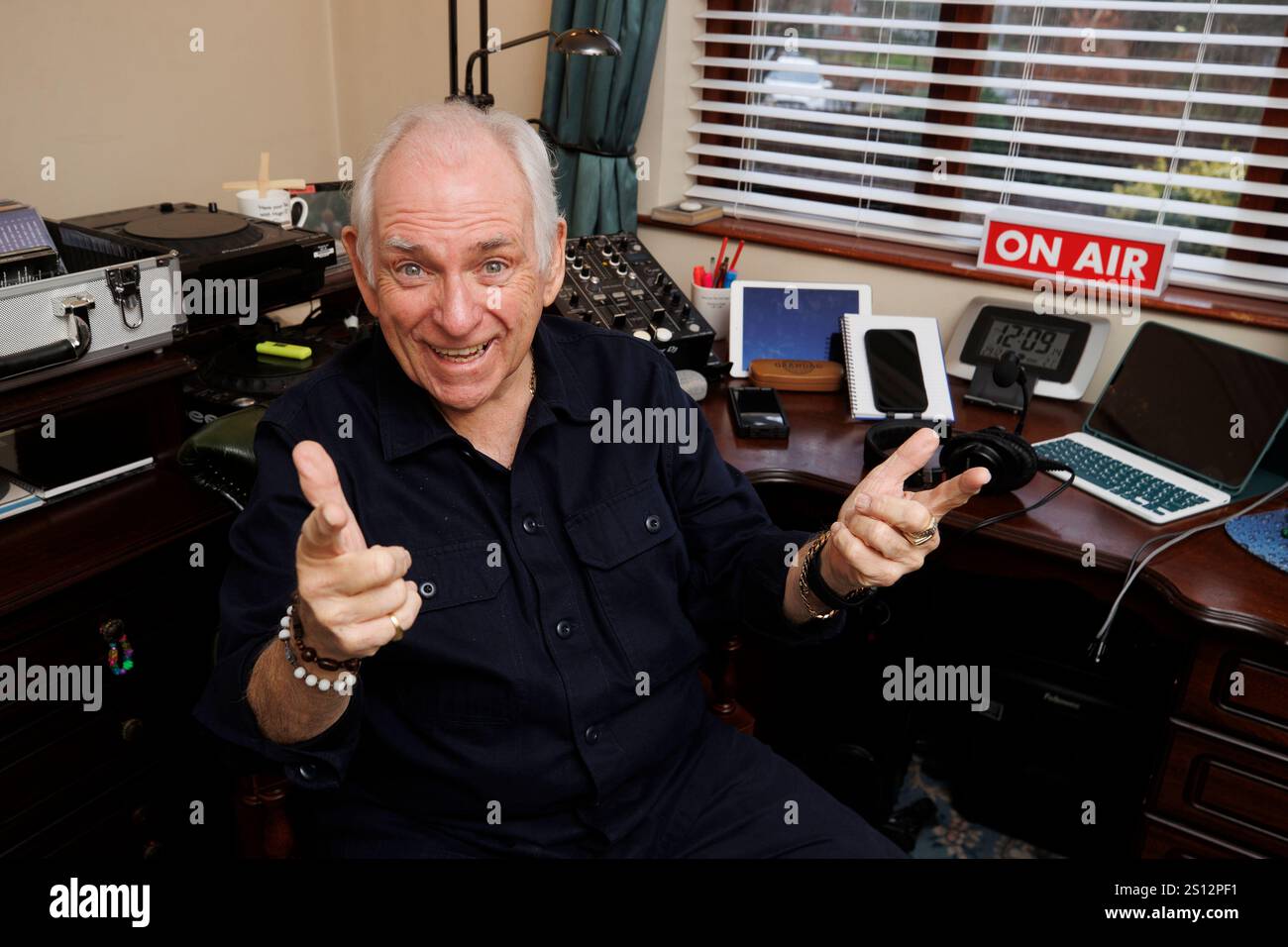Hugo duncan in his home studio in strabane. the singer and bbc ...