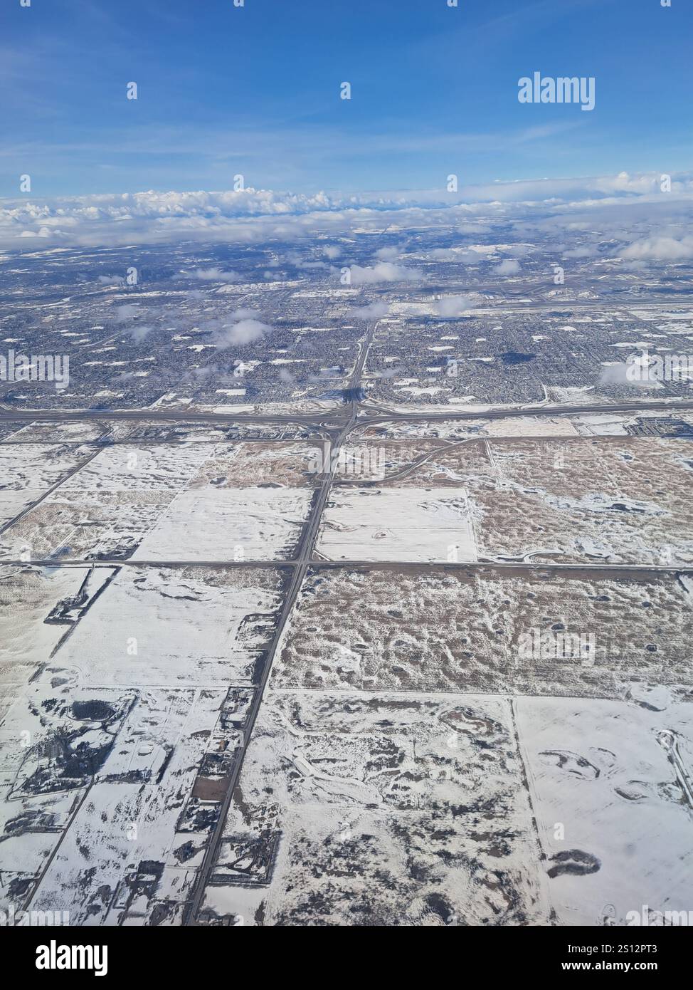 Aerial view of Winnipeg, Manitoba, Canada Stock Photo - Alamy