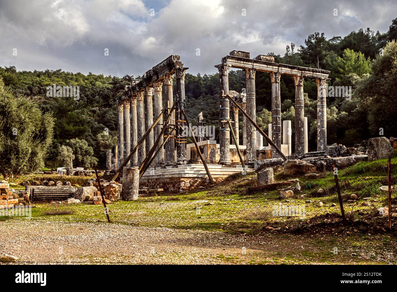 A beautifully preserved temple of Zeus Stock Photo - Alamy