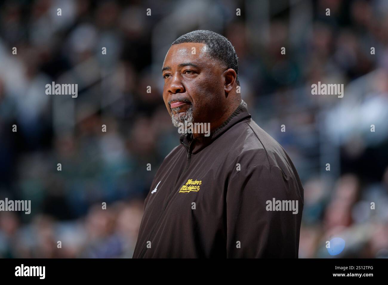 Western Michigan coach Dwayne Stephens watches during an NCAA college ...
