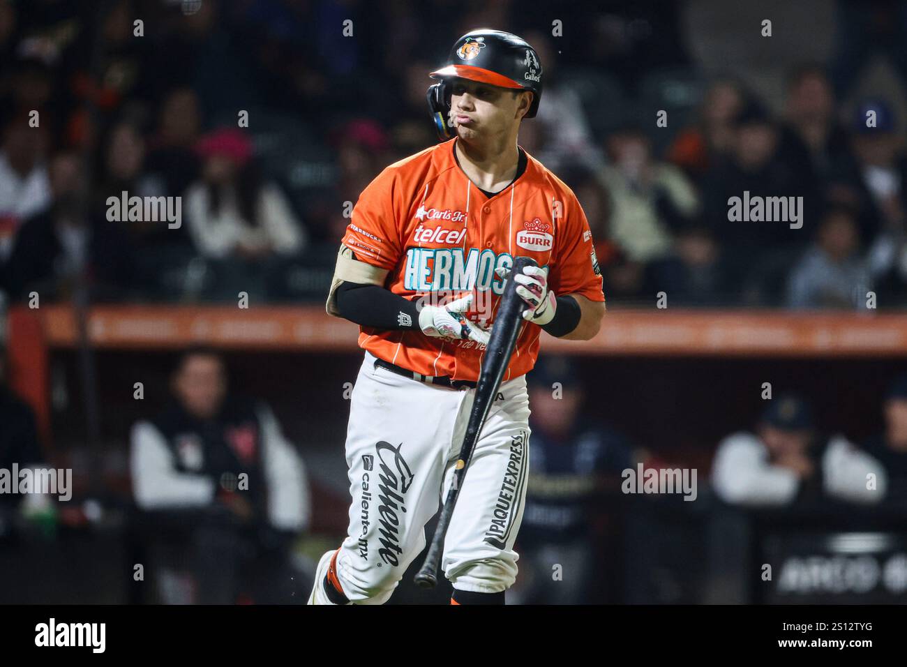 HERMOSILLO, MEXICO - DECEMBER 28: Irving Lopez of Los Naranjeros de ...